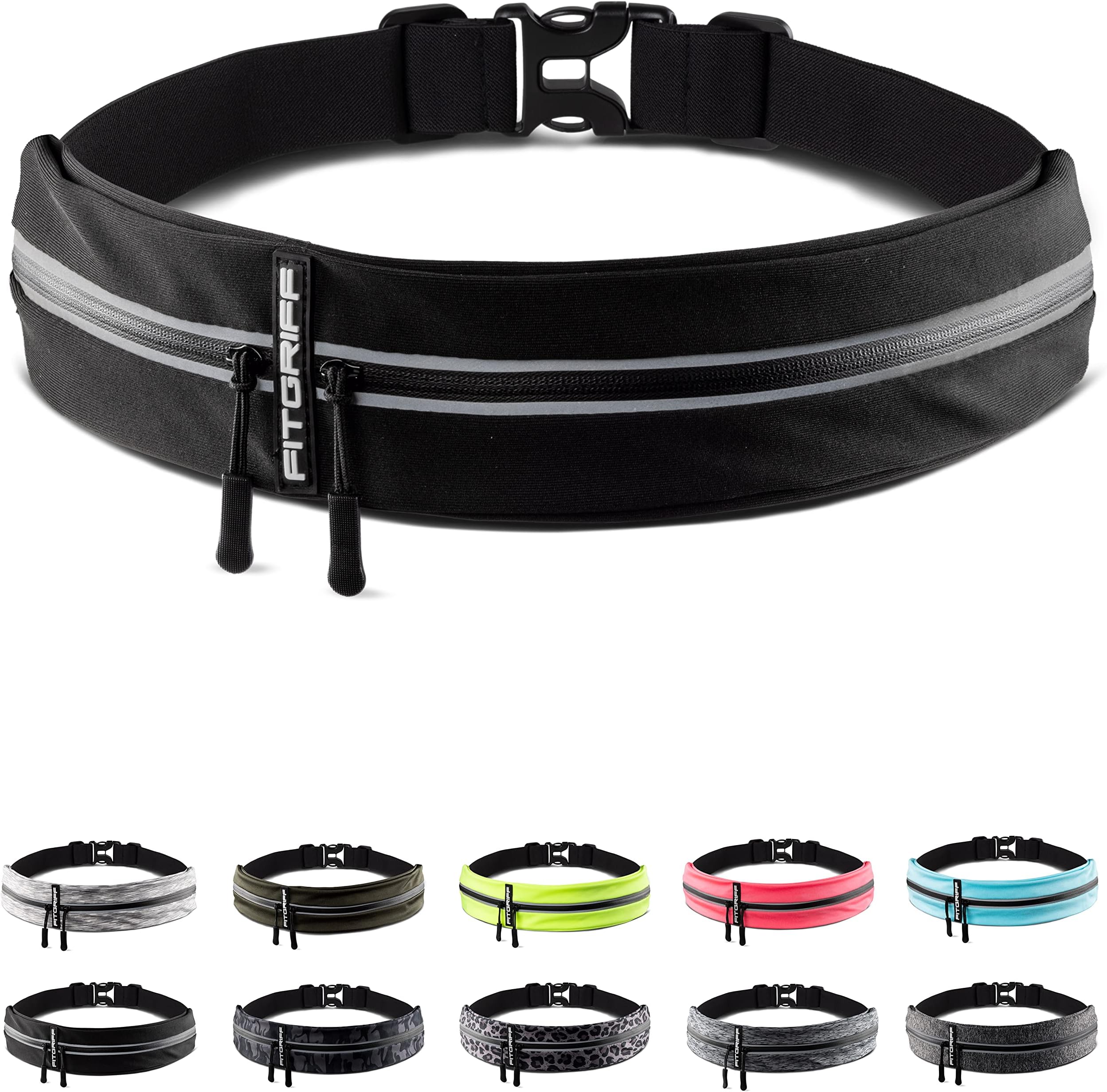 Amazon.com: Fitletic Ultimate II Running Belt & 8 oz Extra Mile Water Bottle Bundle : Sports ...