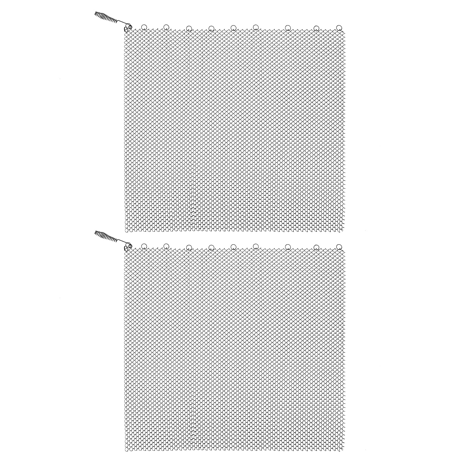 Amazon.com: Fireplace Mesh Screen Curtain, 22”×24" Wall-Mounted ...
