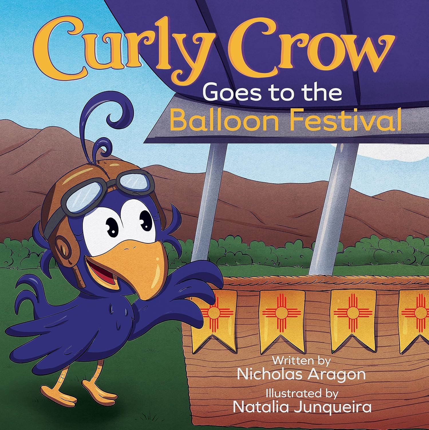 Amazon.com: Curly Crow Goes to the Balloon Festival: A Children's Book ...