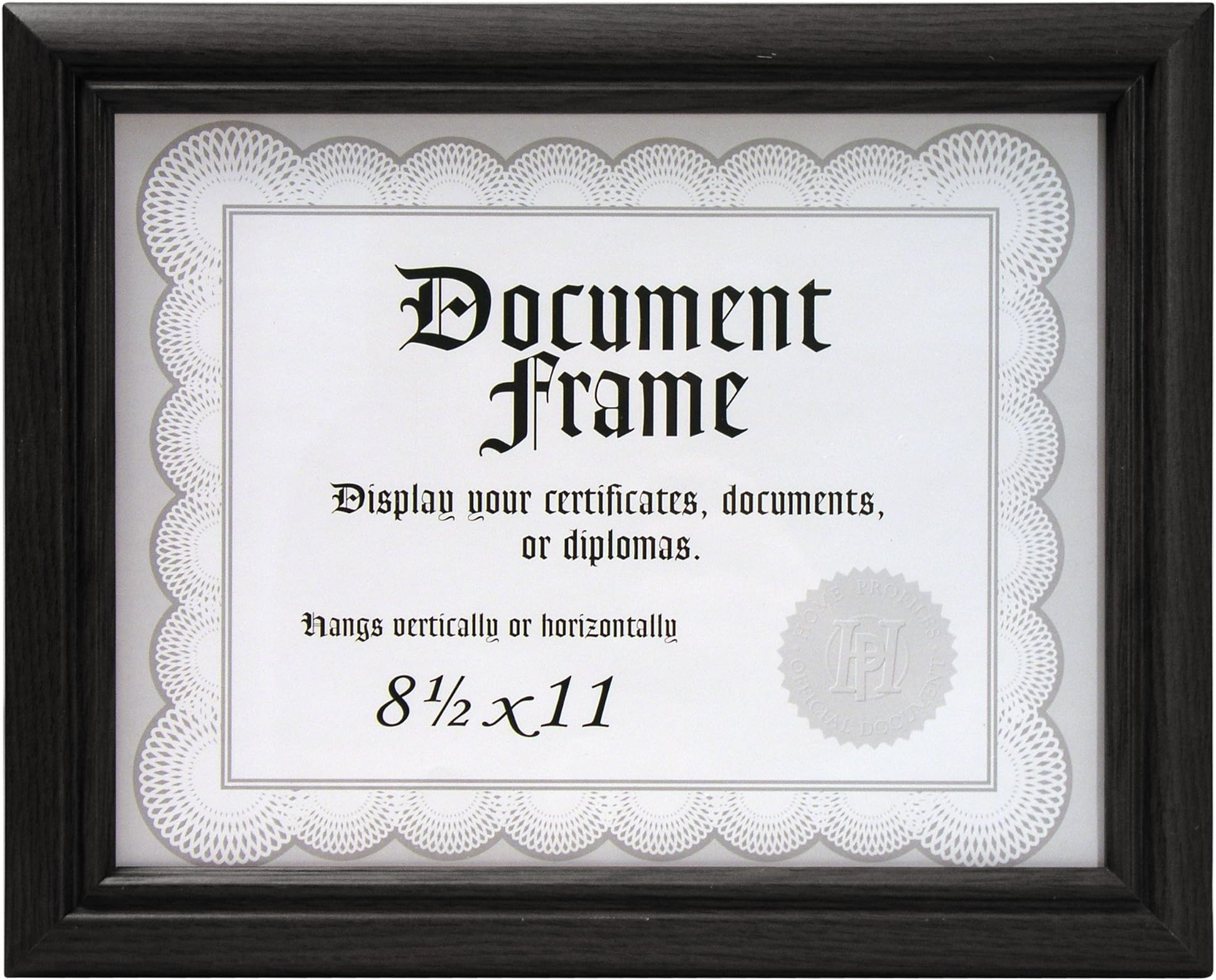 Amazon.com - Malden International Designs Wooden Document Frame, 8.5x11 ...