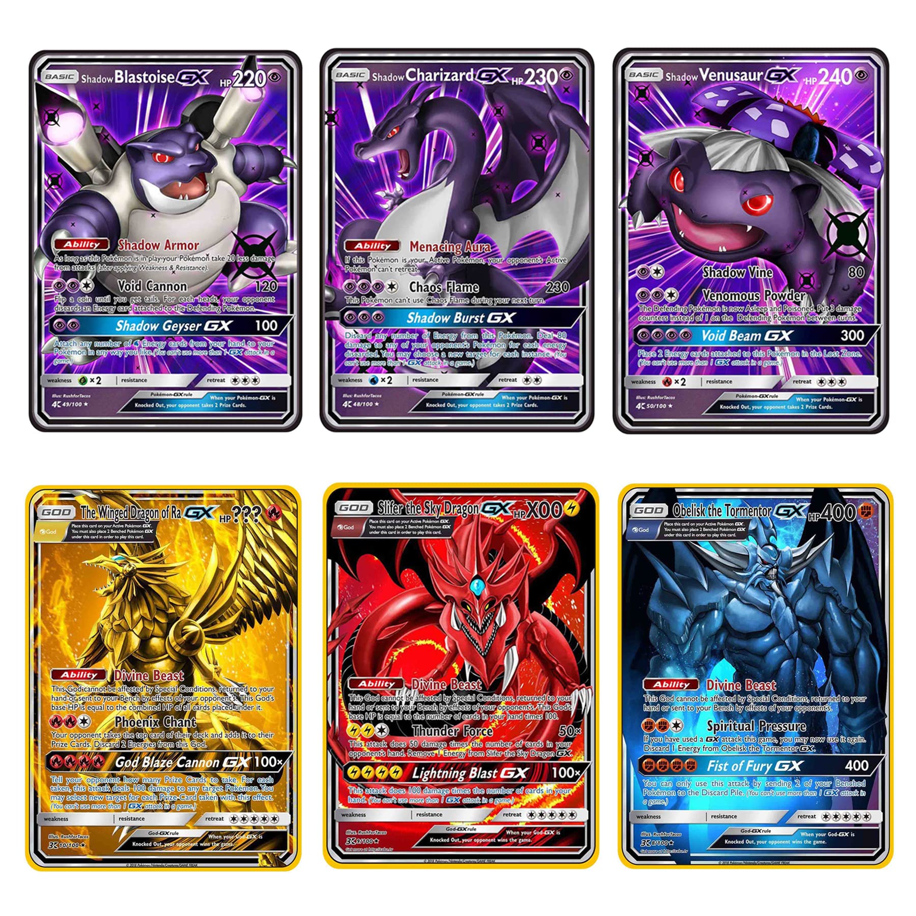 6pcs Vmax Charizard Cards Vmax Cards Deck Included Rare Cards ...