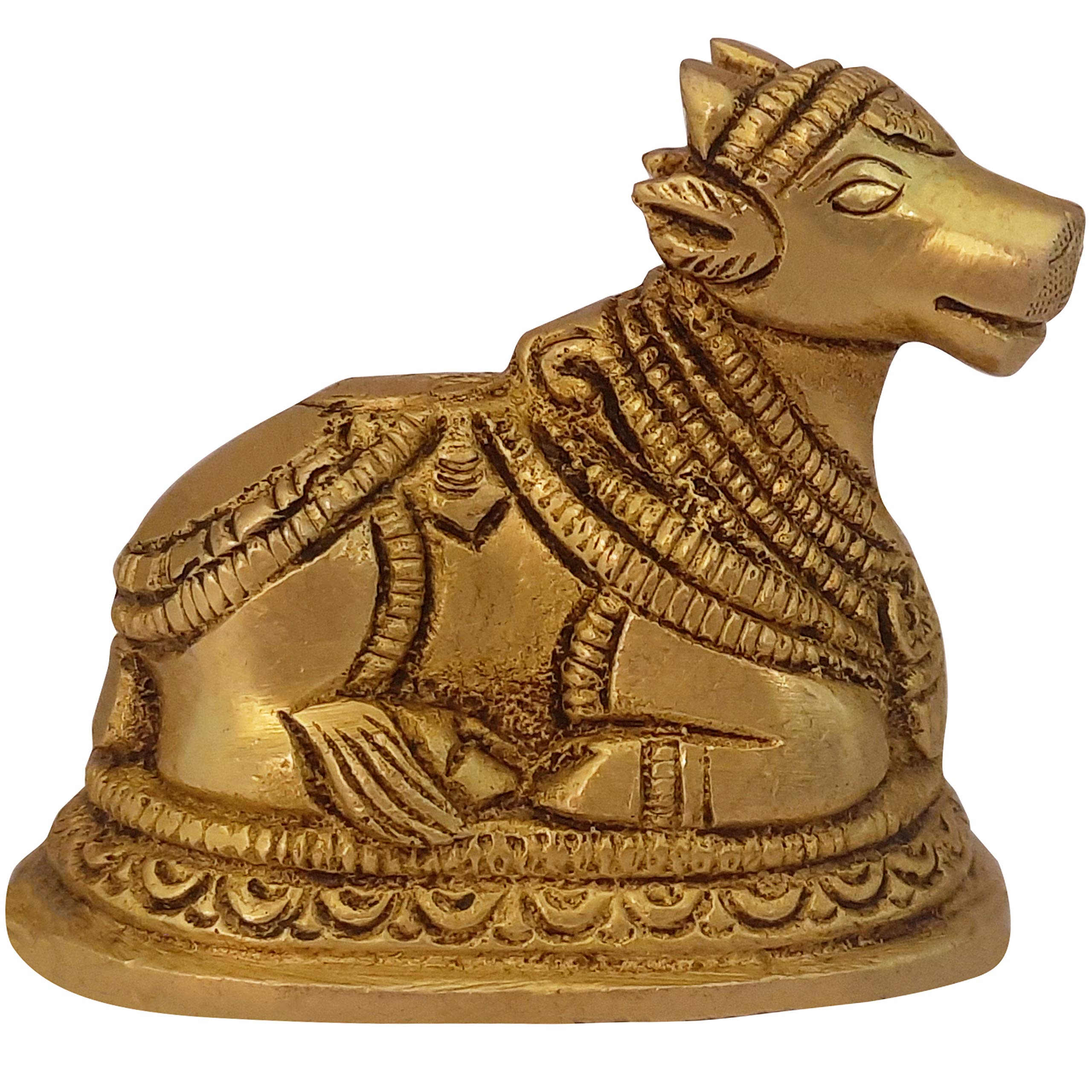 Divya Mantra Sri Nandi Bail Statue Home Temple Decor Mandir ...