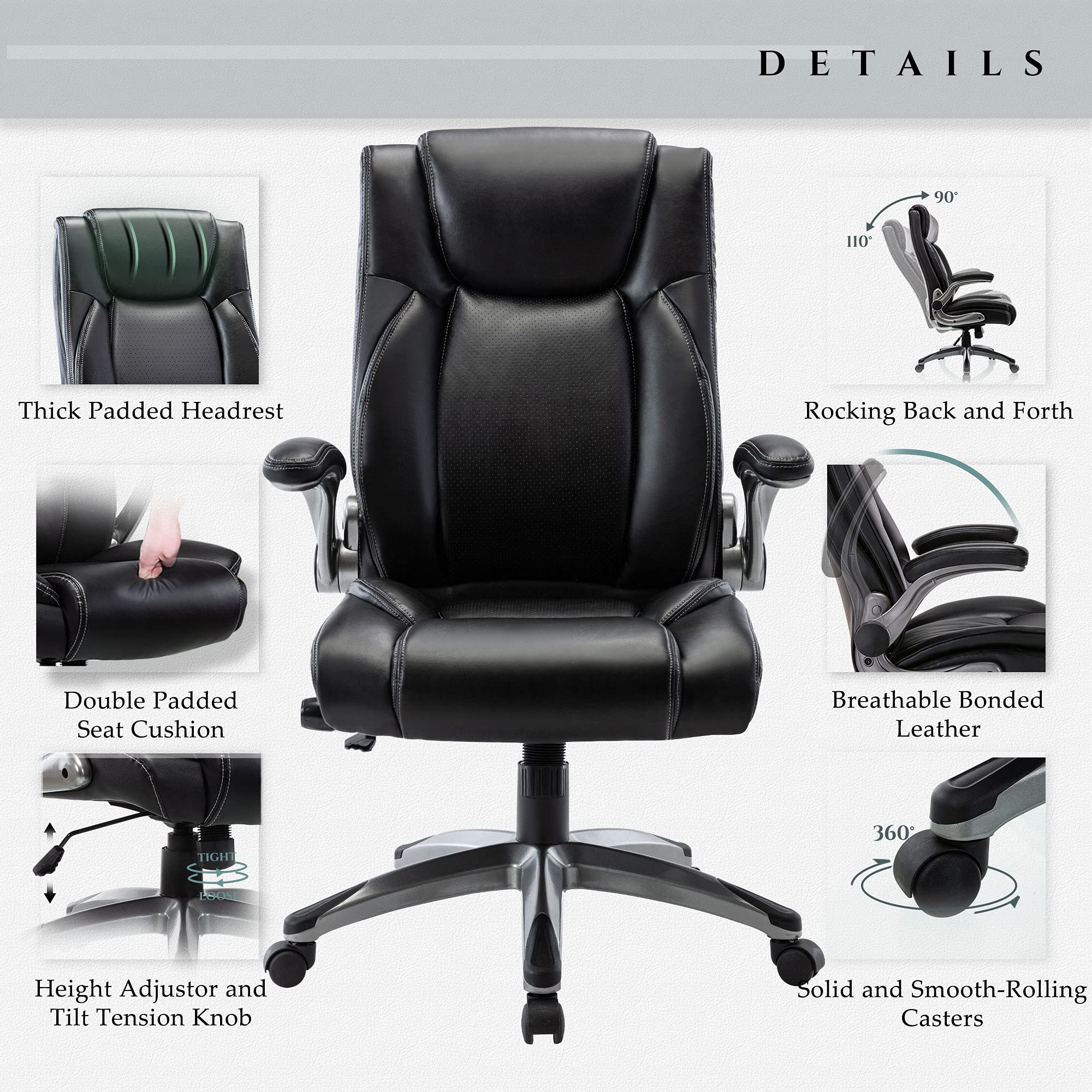 Snapklik.com : COLAMY Executive Office Ergonomic Chair