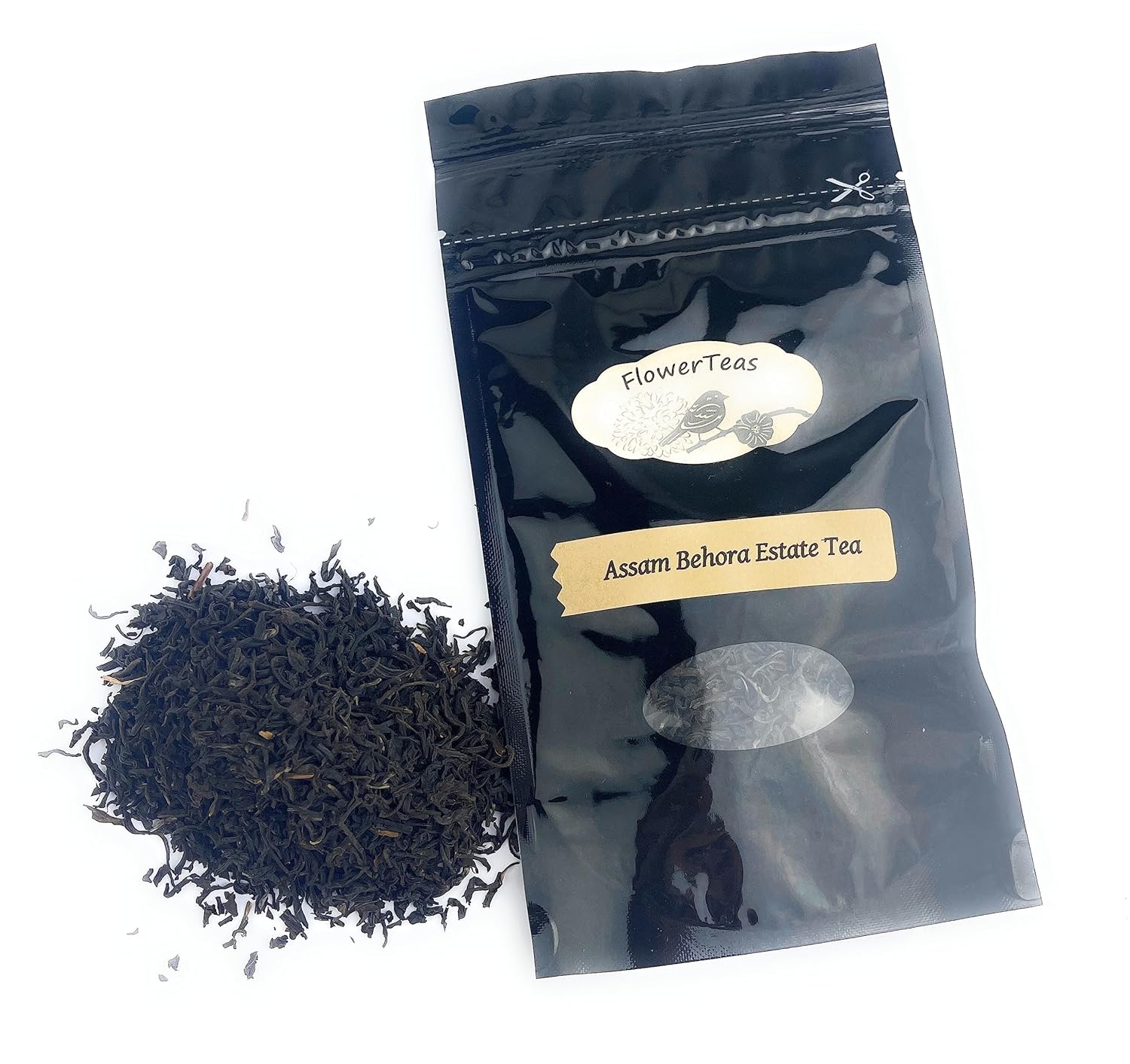 Amazon.com : FlowerTeas Assam Behora Estate Loose Leaf Black Tea 1 oz ...