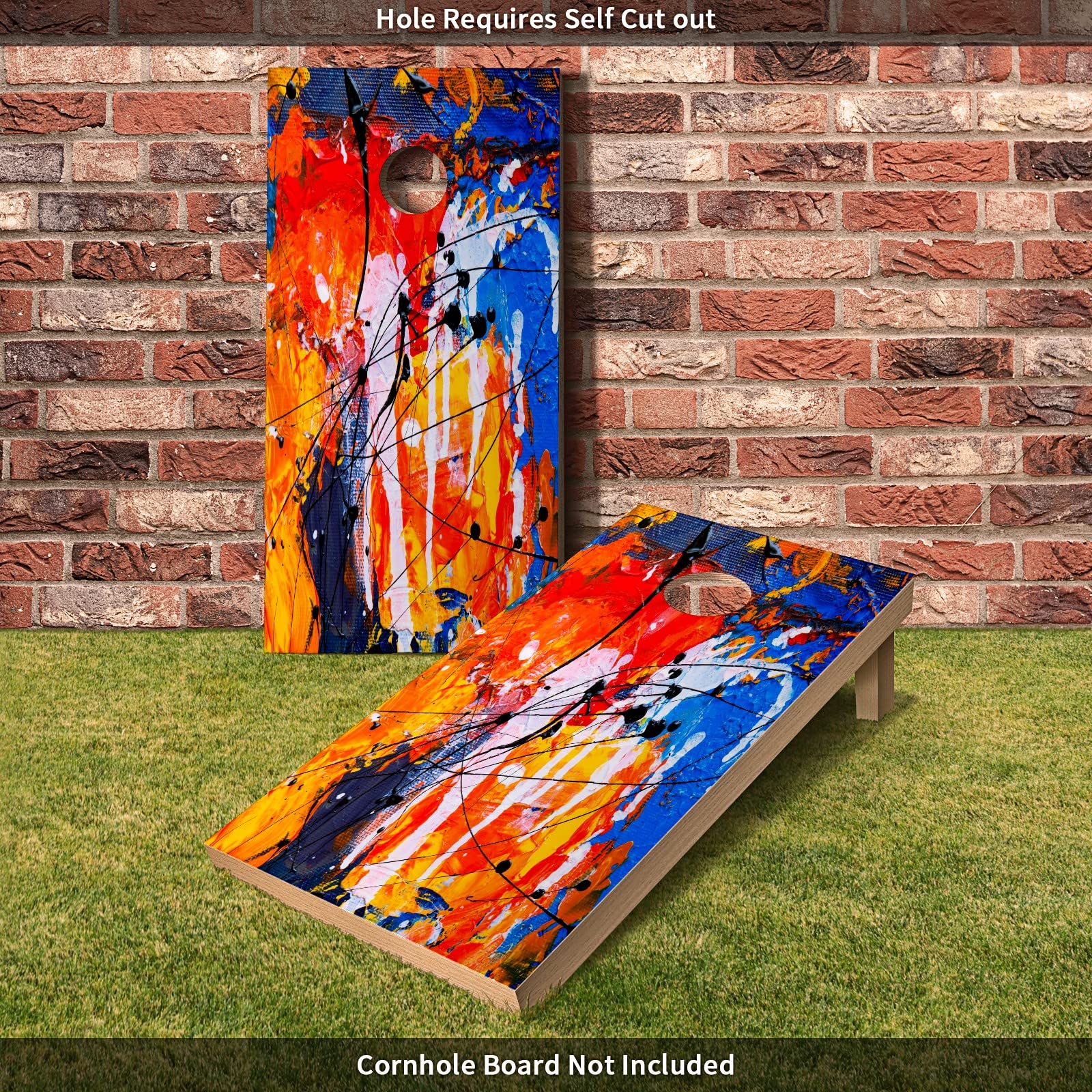 Cornhole Board Designs Paint Custom Pro Style HAND PAINTED Cornhole