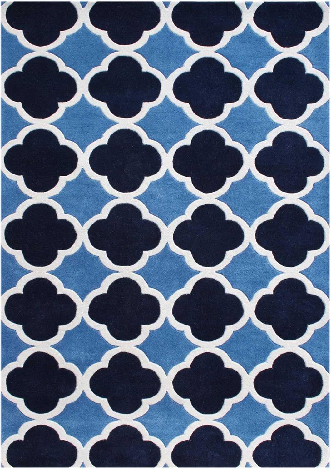 Amazon.com: ZnZ Rugs Gallery Hand Made New Zealand Blend Wool/Hand ...