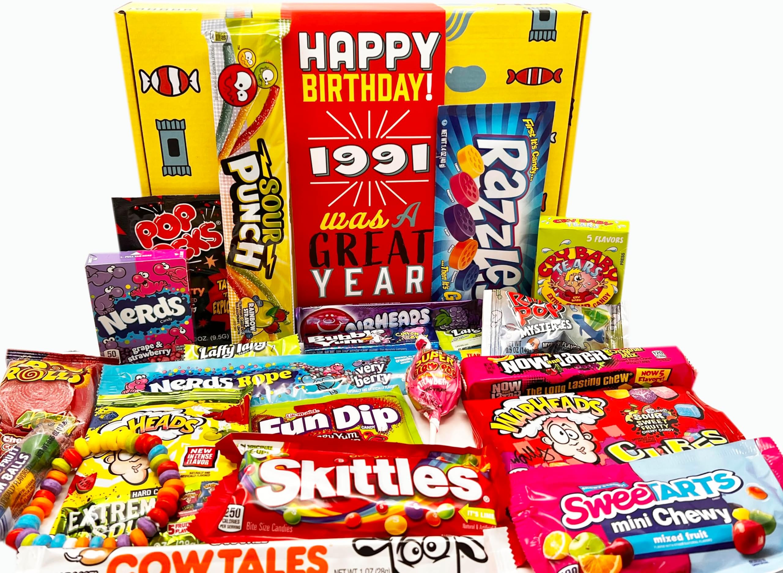 Amazon.com : RETRO CANDY YUM ~ 1991 33rd Birthday Gifts for Women and ...