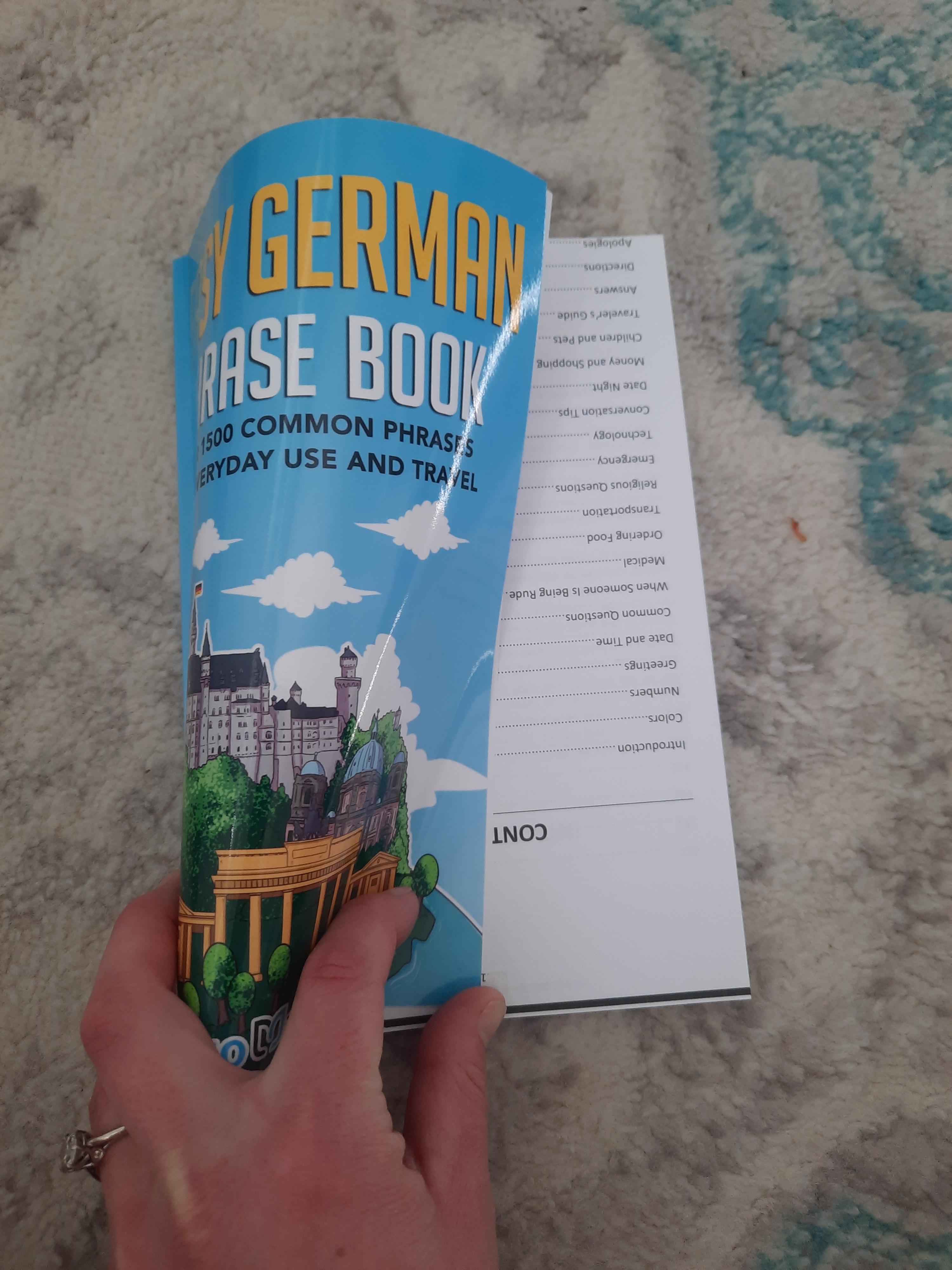 Amazon.com: Easy German Phrase Book: Over 1500 Common Phrases For ...