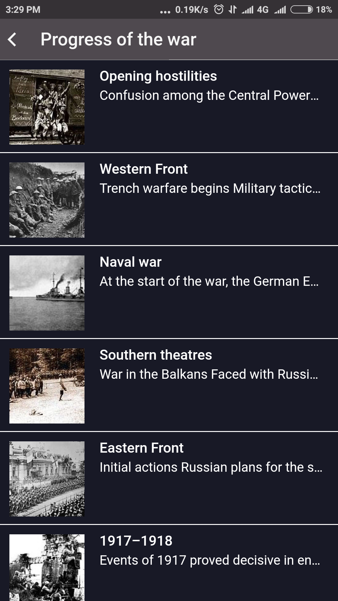 World War I Complete History WWI App - App on Amazon Appstore