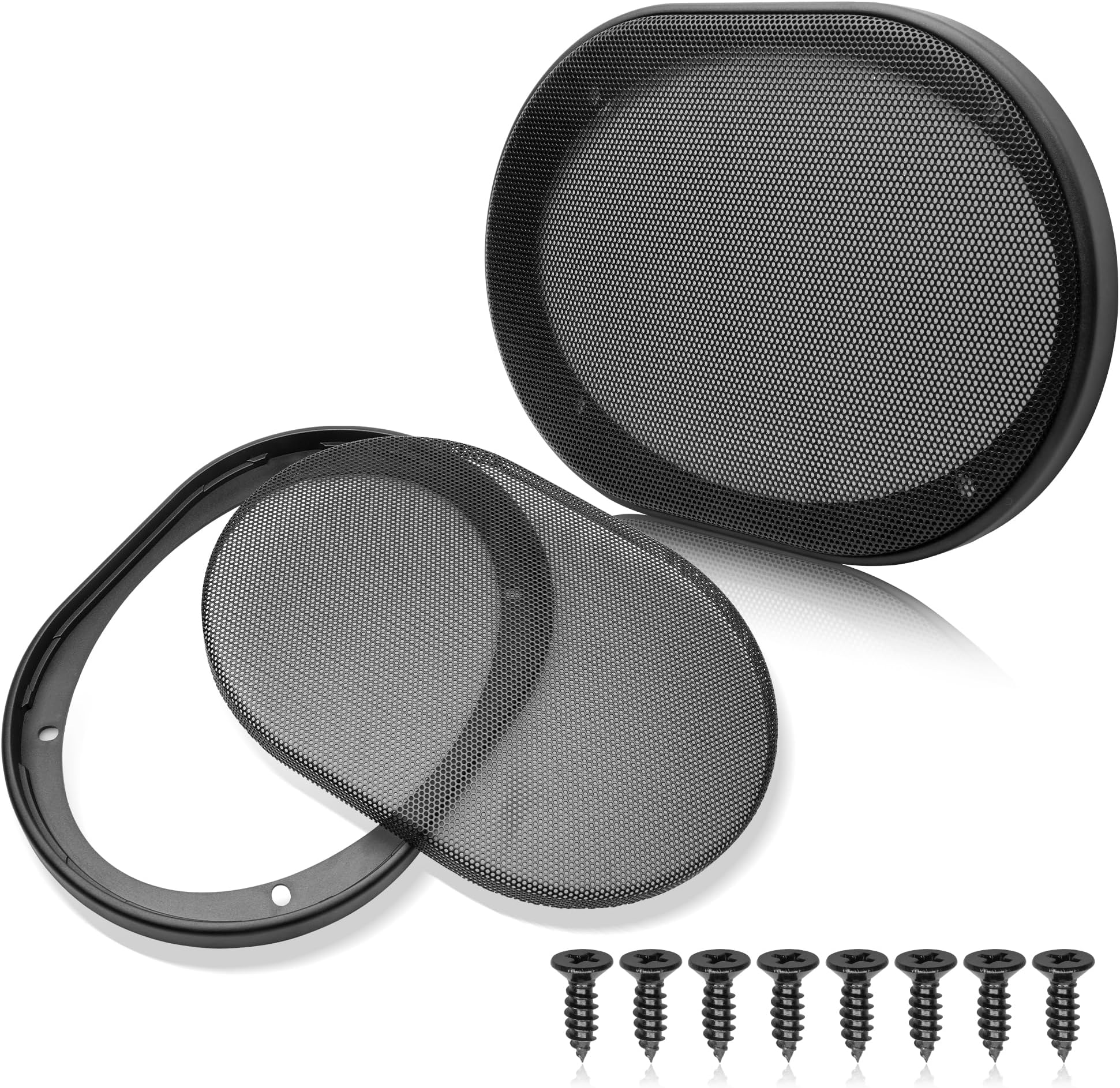 Amazon.com: NuIth 6x9 Inch Metal Mesh Round Speaker Grill Cover, 6x9 ...