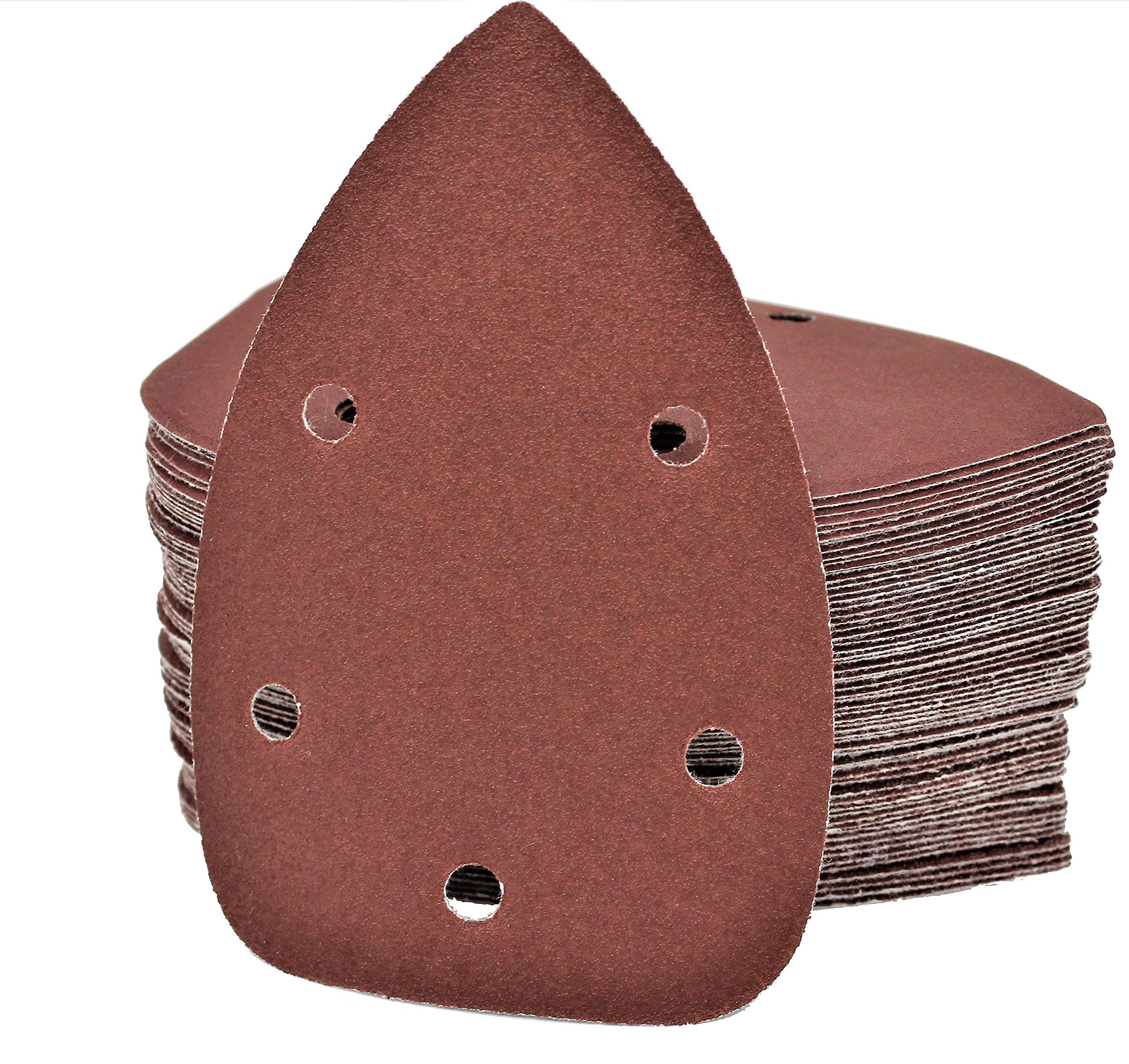 Buy Delta-Triangle Sanding Sheets│ 60 pieces │ 5-holes │ 92 x 140 mm ...