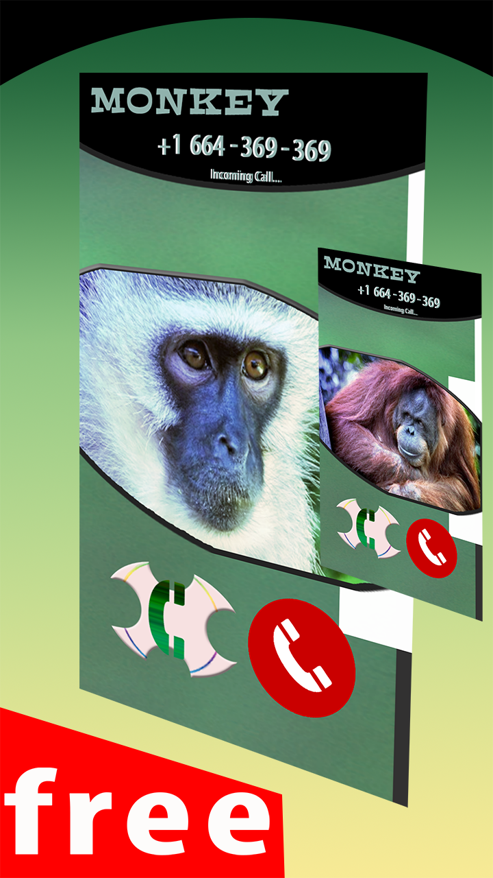 Fake call from Monkey-Free Prank - App on the Amazon Appstore