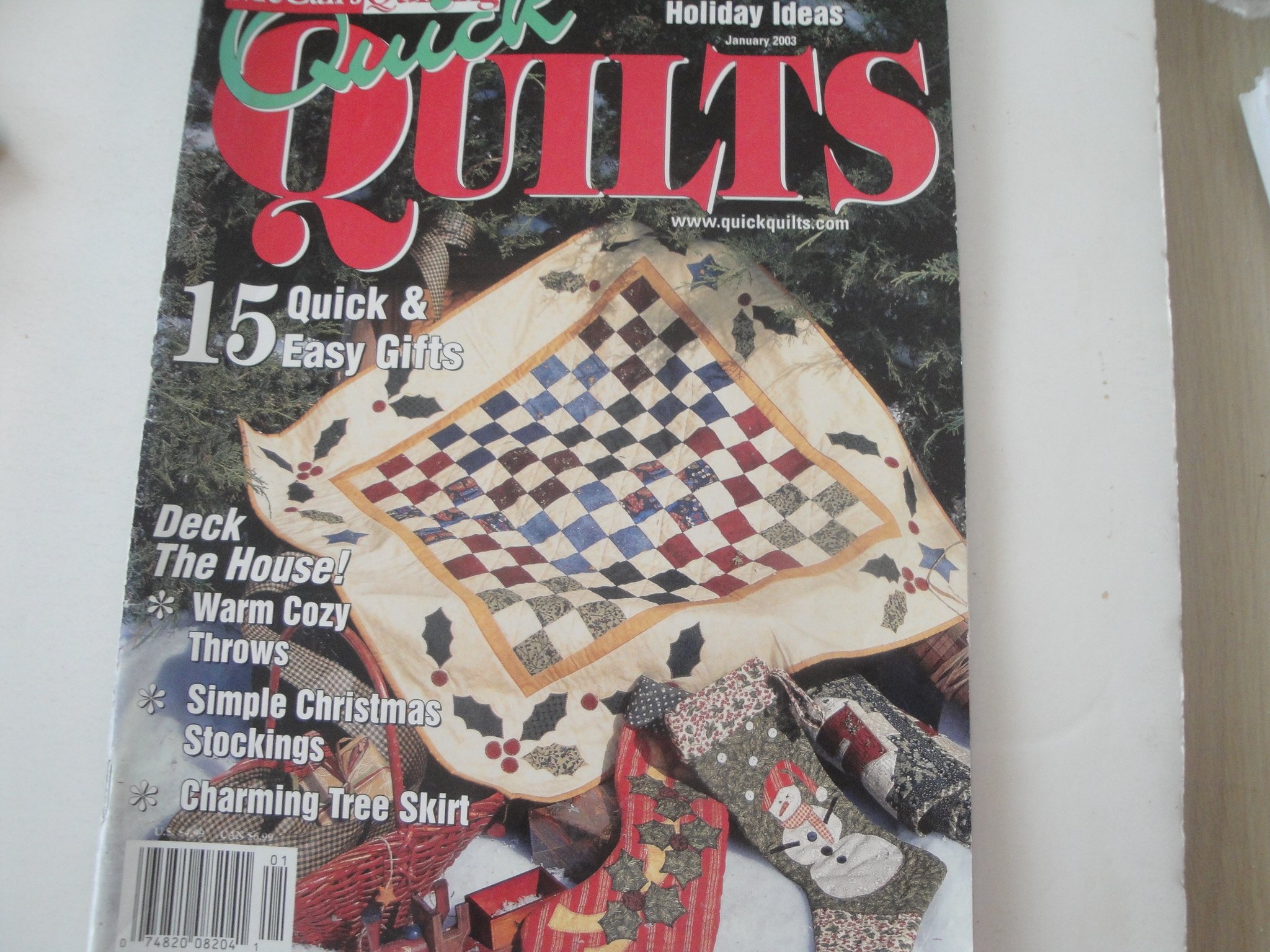 Quick Quilts Magazine, January 2003 (McCall's Quilting, Volume 8 ...