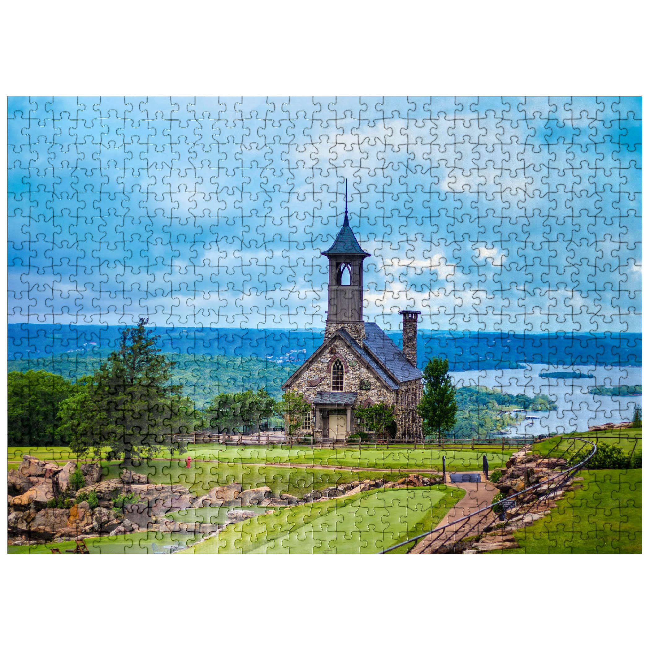 Amazon.com: MyPuzzle Church in Branson Missouri - Premium 500 Piece Jigsaw Puzzle for Adults ...