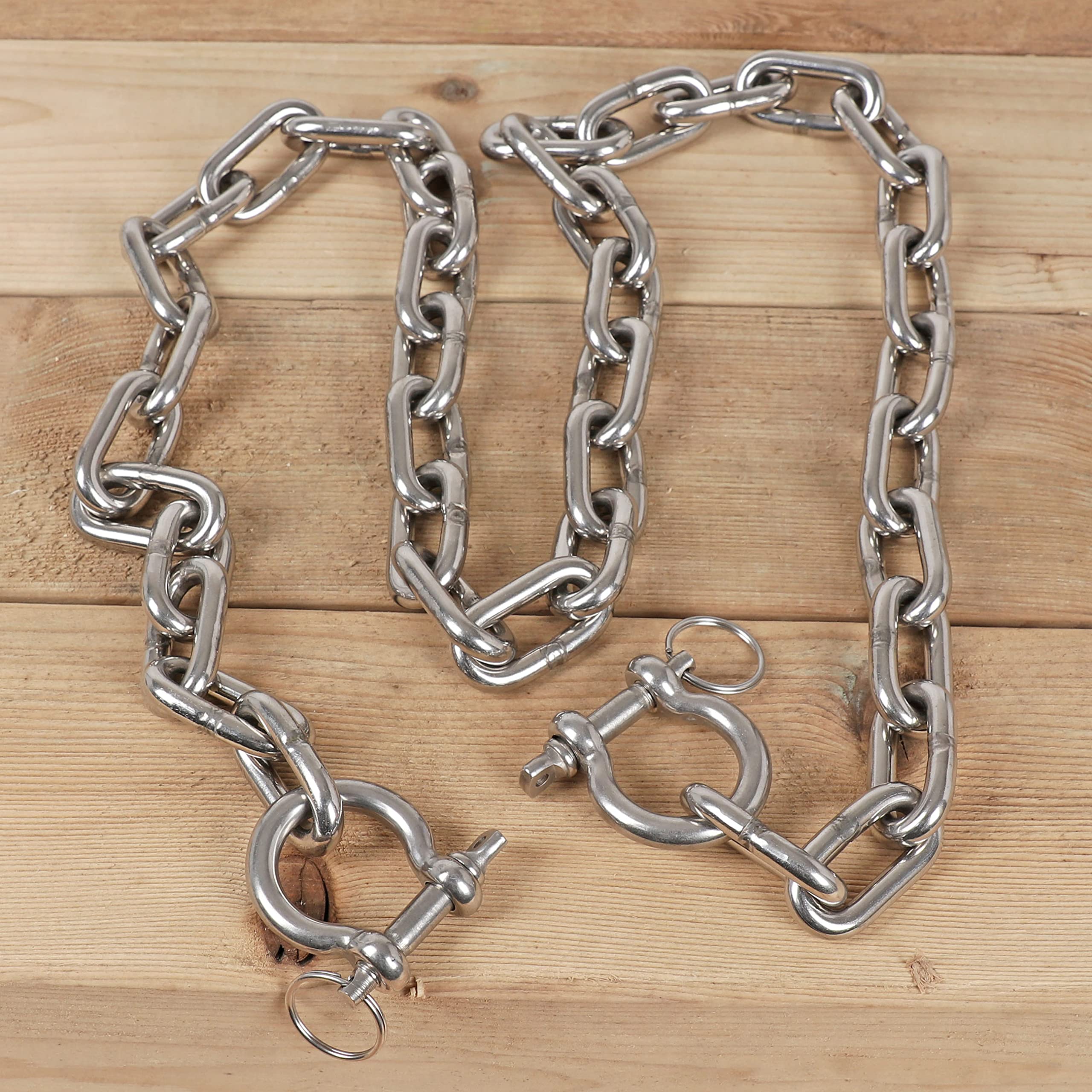 Snapklik.com : 316 Stainless Steel 4 Feet Boat Anchor Chain, Marine ...