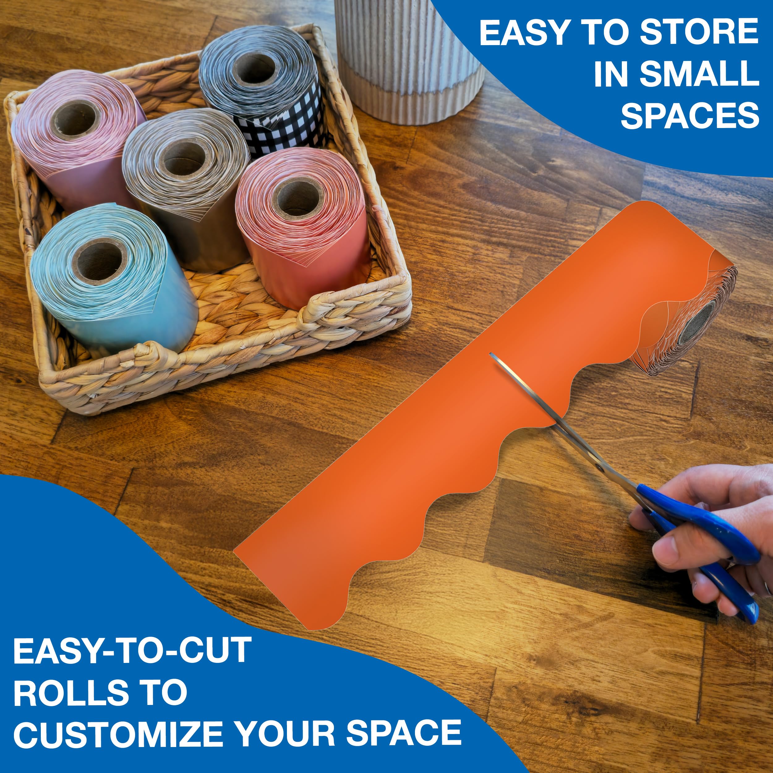 Snapklik.com : Carson Dellosa Education 65Ft Of Orange Bulletin Board ...