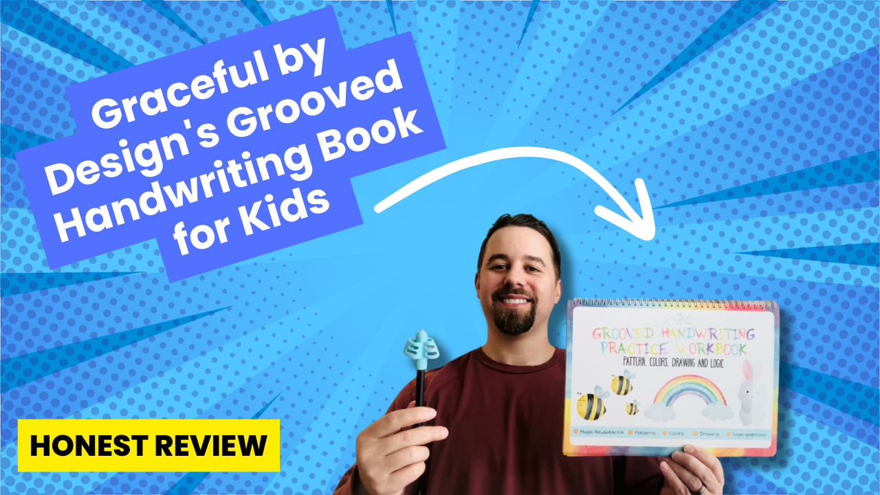 Watch HONEST REVIEW of the Grooved Handwriting Book for Kids on Amazon Live