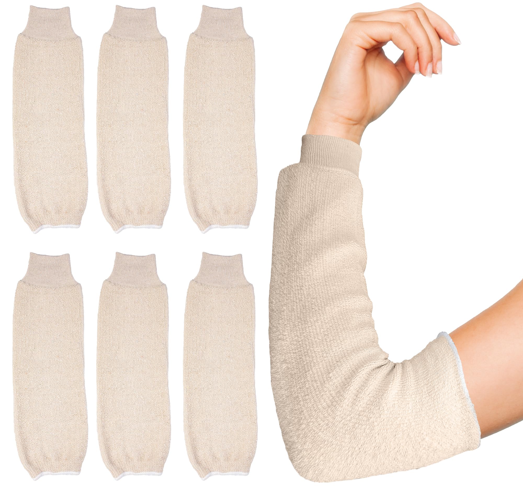 Amazon.com: AMZ Supply Terry Cloth Arm Sleeves, 17 Inch. Pack of 6 ...