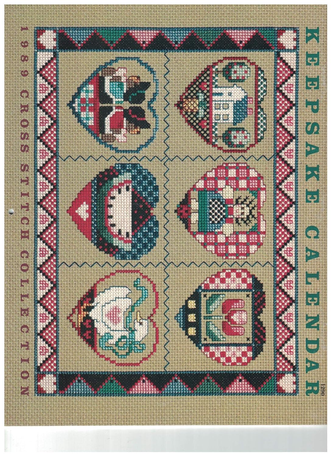Keepsake Calendar - 1989 Cross Stitch Collection: Karen Strauss: Amazon ...