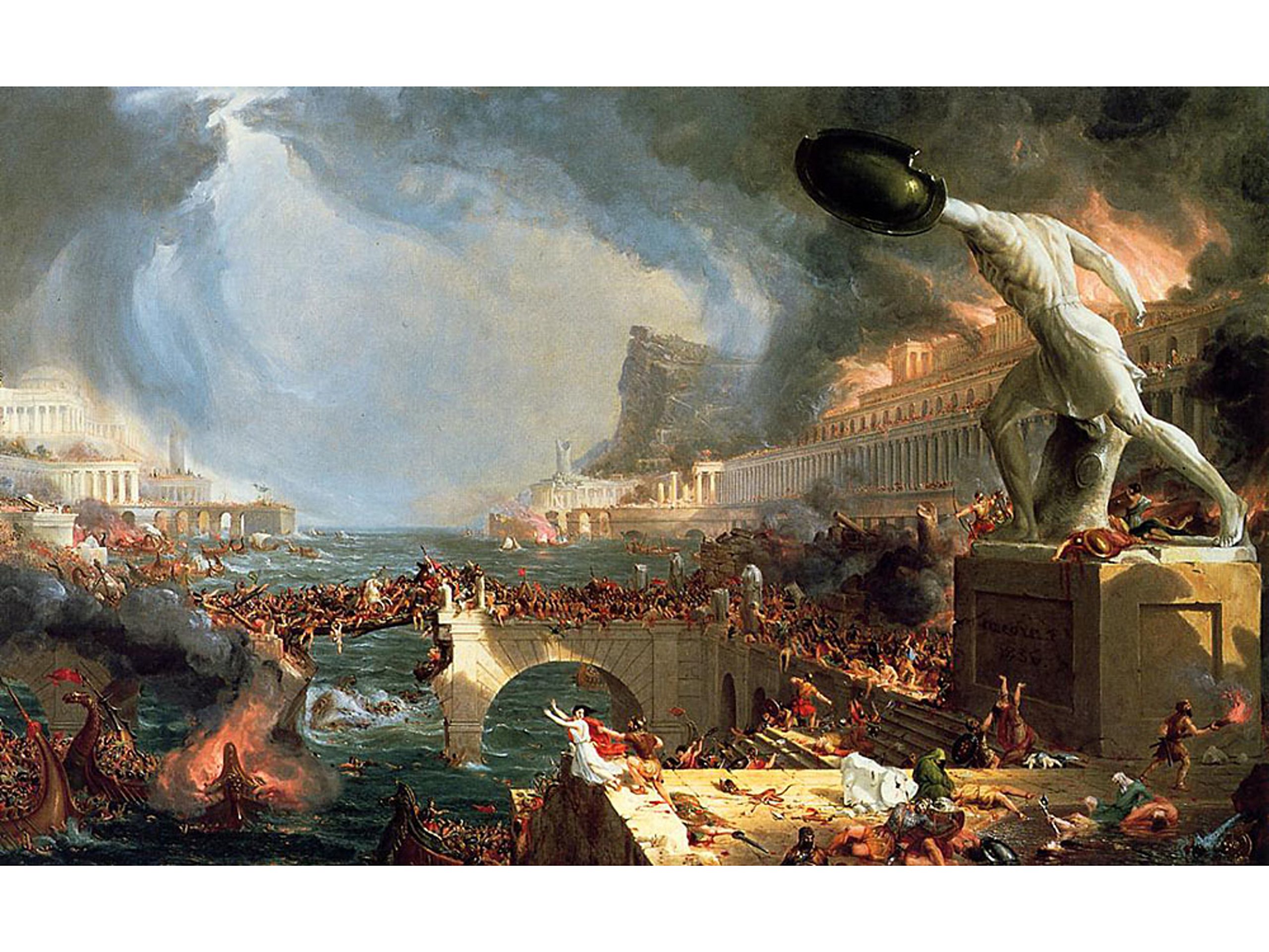 Thomas Cole The Course Of Empire Consummation