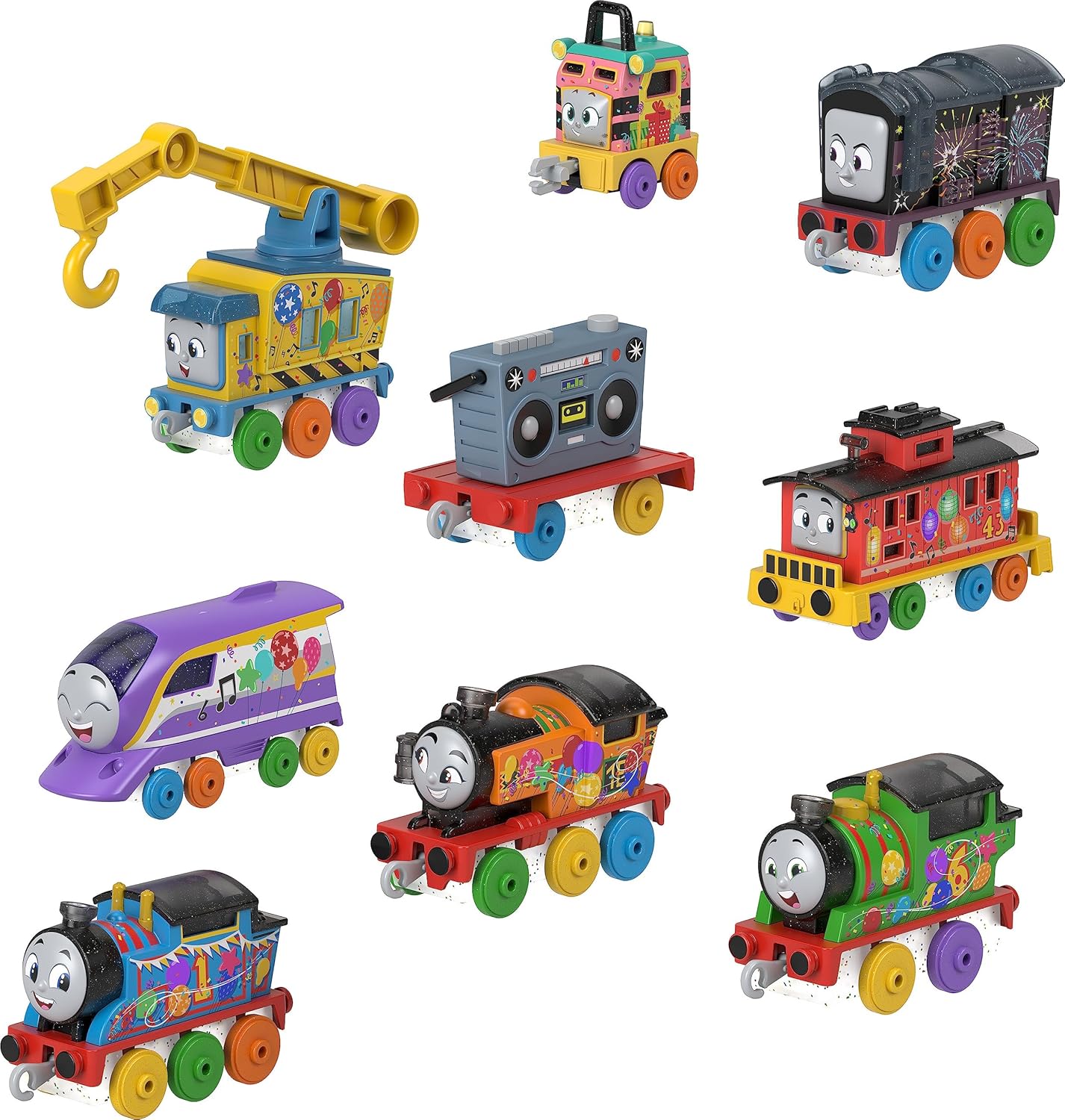Thomas & Friends Toy Trains Gift Set Thomas’ 7 Days of Surprises, 10 ...