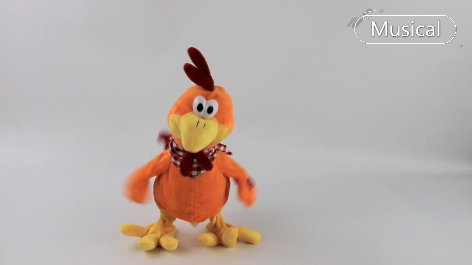 Watch Houwsbaby Squawking Chicken Musical Stuffed Animal Singing ...