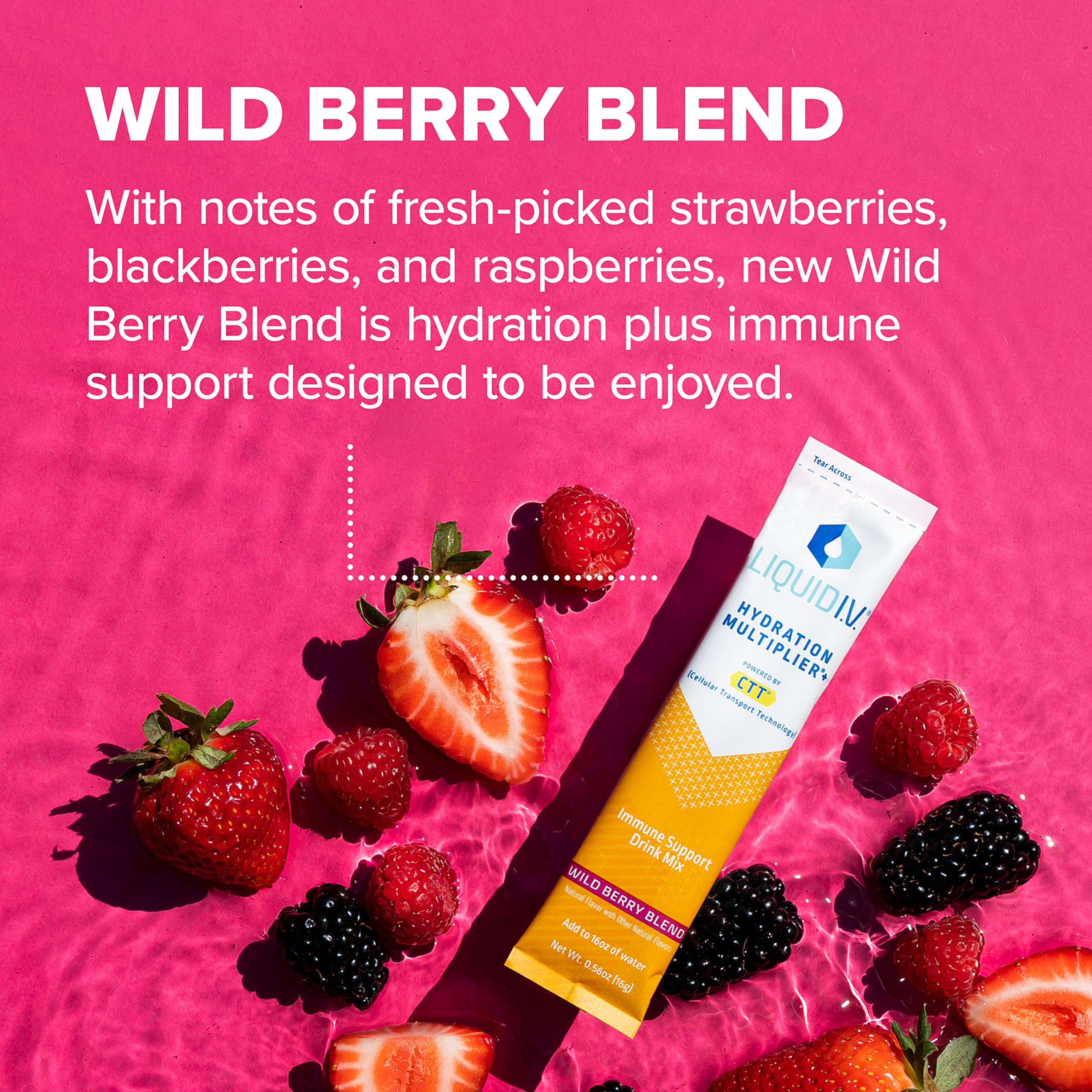 Snapklik.com : Liquid IV Hydration Multiplier + Immune Support -Wild ...