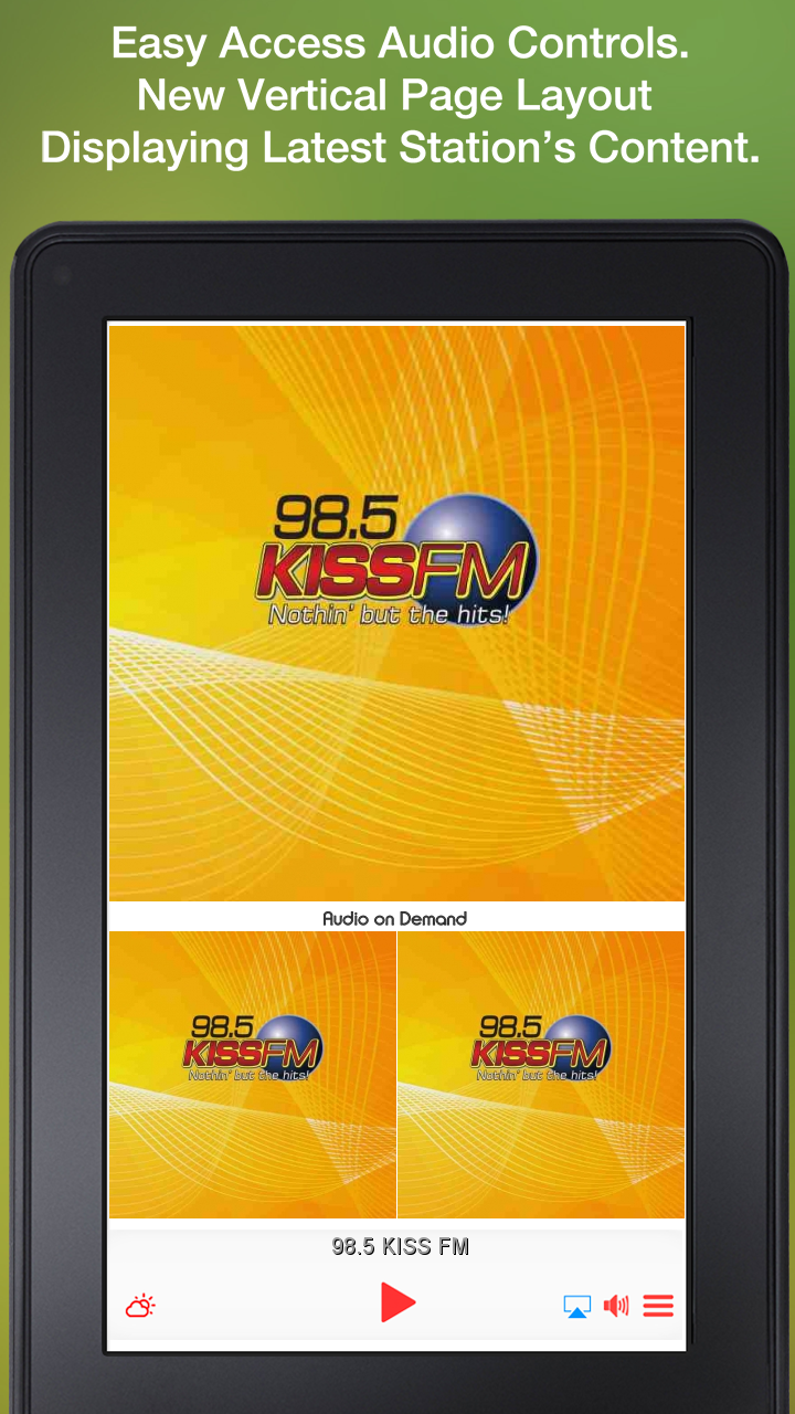 98.5 KISS-FM - App on Amazon Appstore
