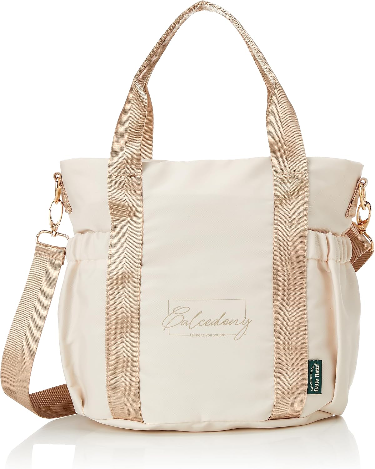 Amazon | [フラッテフラッテ] トートバッグ calcedony レディース アイボリー | flatte flatte(フラッテフラッテ) | トートバッグ