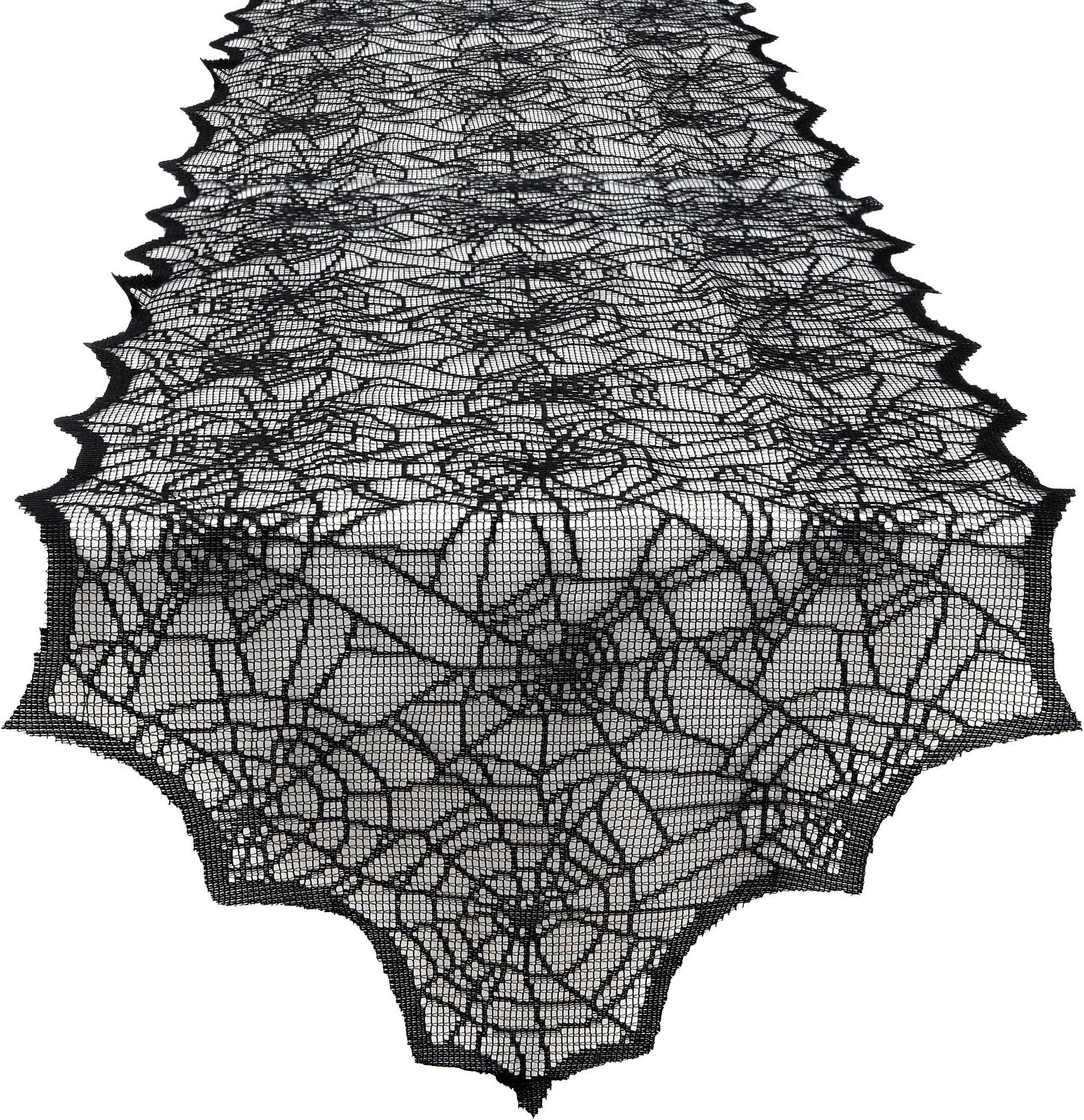 Amazon.com: Halloween Table Runner - Purple Lace Spider Web Table ...