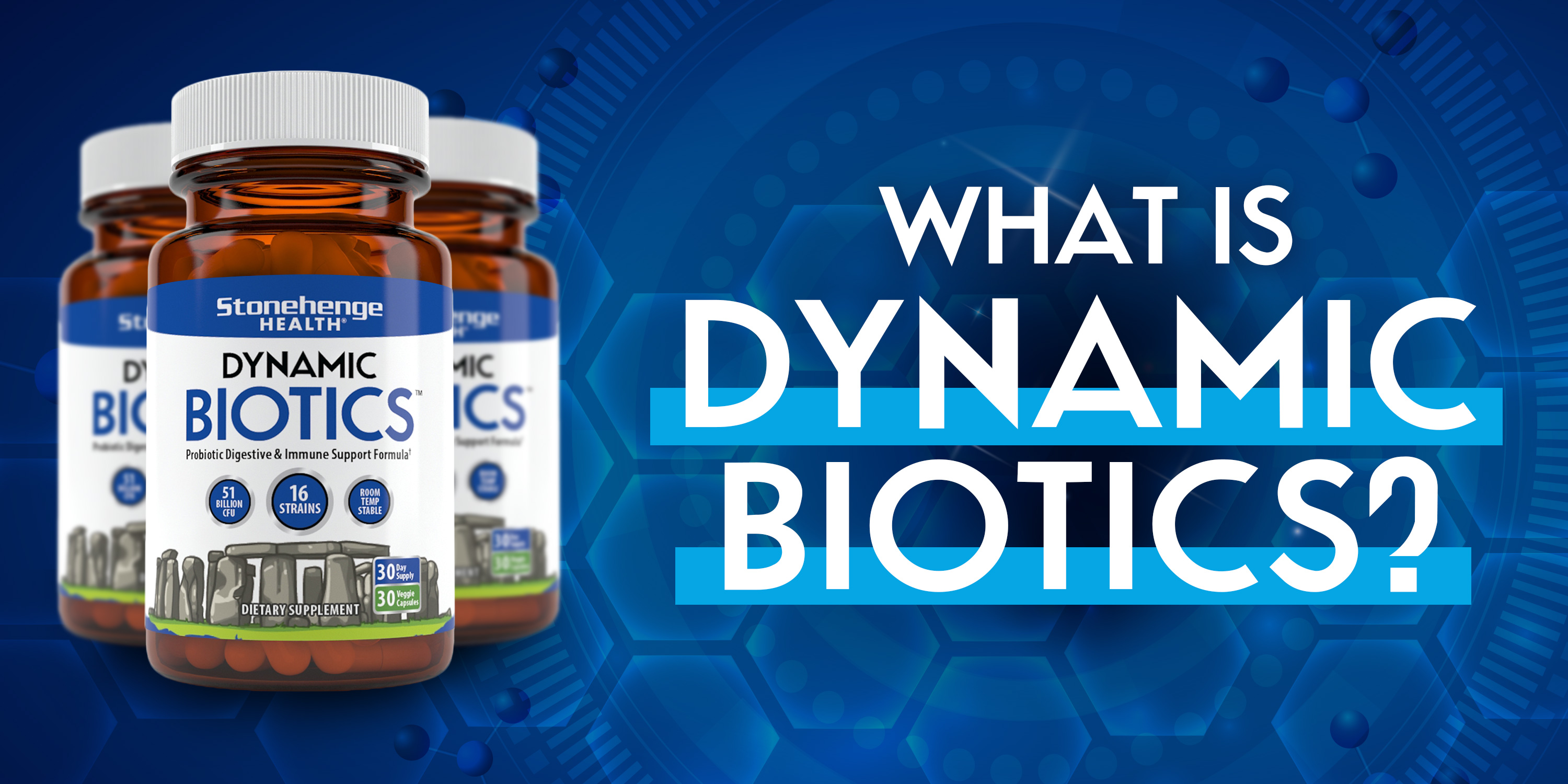 Watch Stonehenge Health Dynamic Biotics Probiotic Formula on Amazon Live