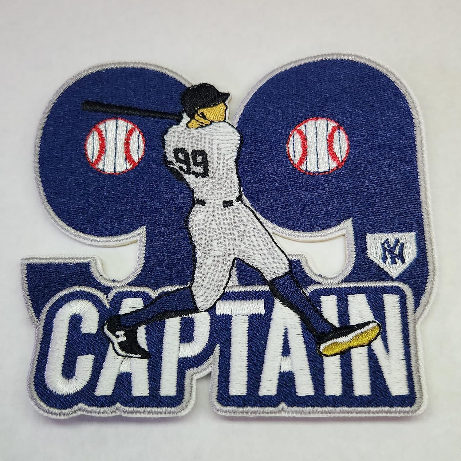 Amazon.com: Judge Captain Patch New York Baseball Iron-On Patch ...