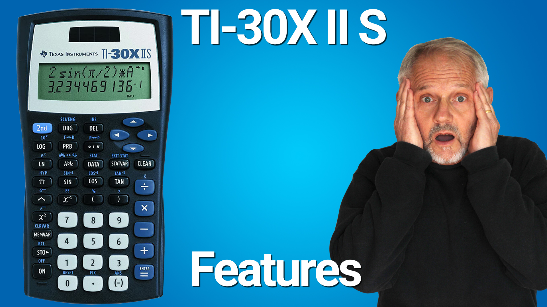 Watch Texas Instruments TI-30XIIS Scientific Calculator Features on ...