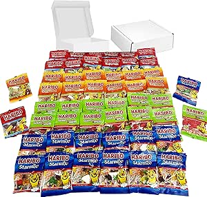 Mini Treat bags Sweet hamper 52 Packs of Mini Bag Sweets including ...