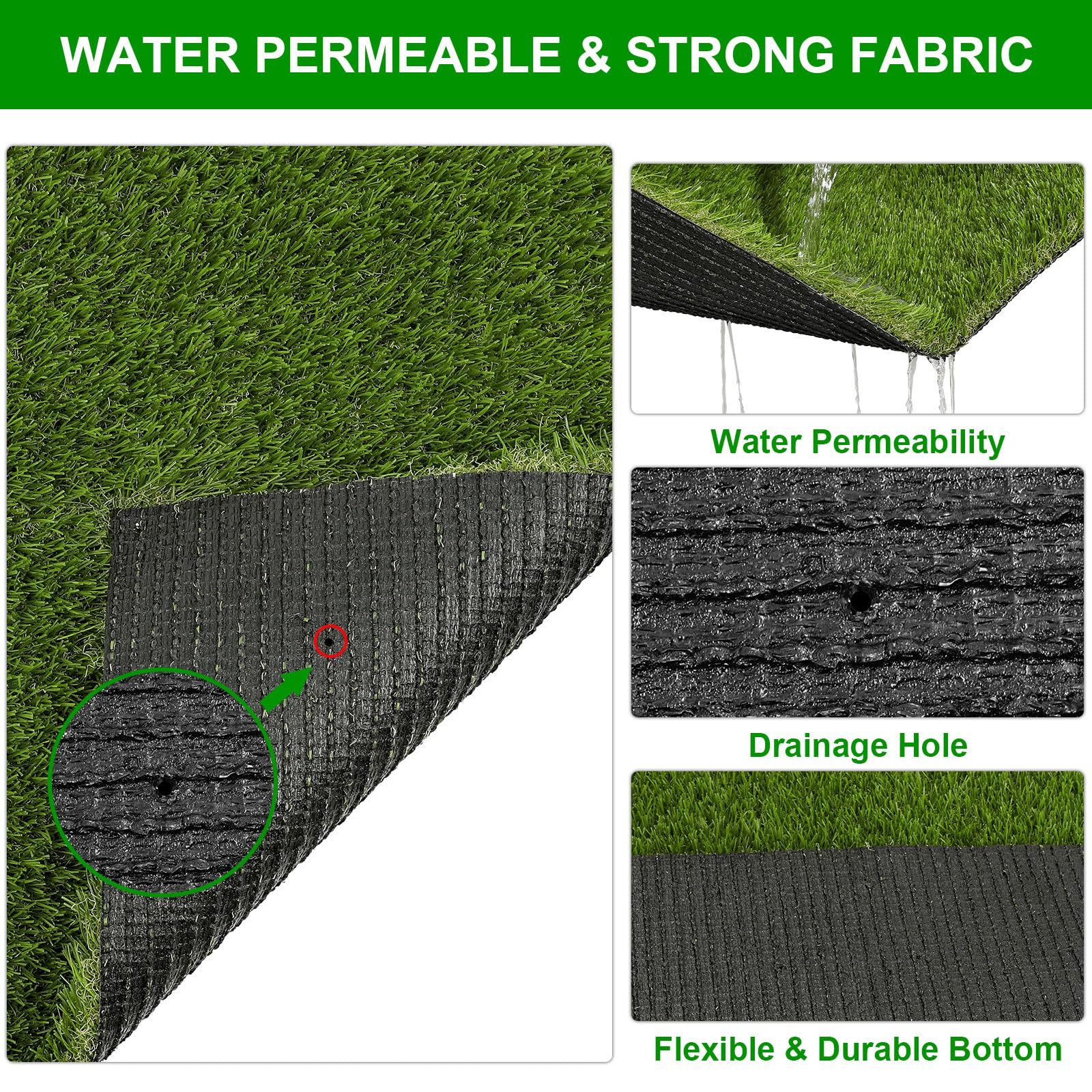 Snapklik.com : SHACOS Artificial Grass Pad For Dogs 2Pcs 16x20 Inches ...