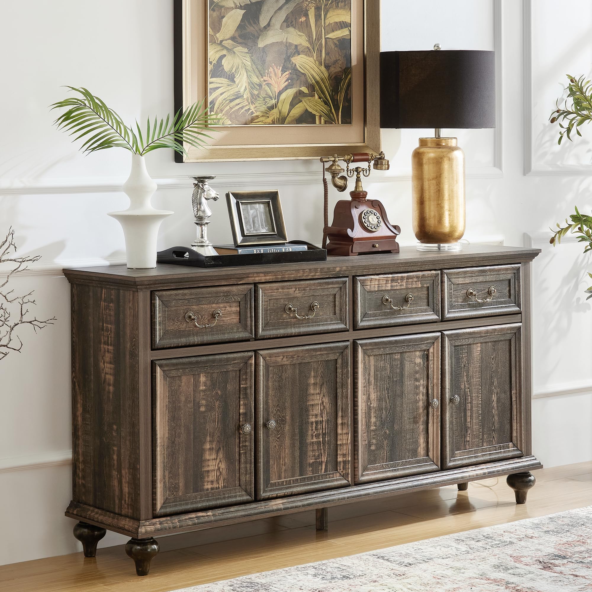 Amazon.com - Donny Osmond Home Florence Server with Raised Panels and ...