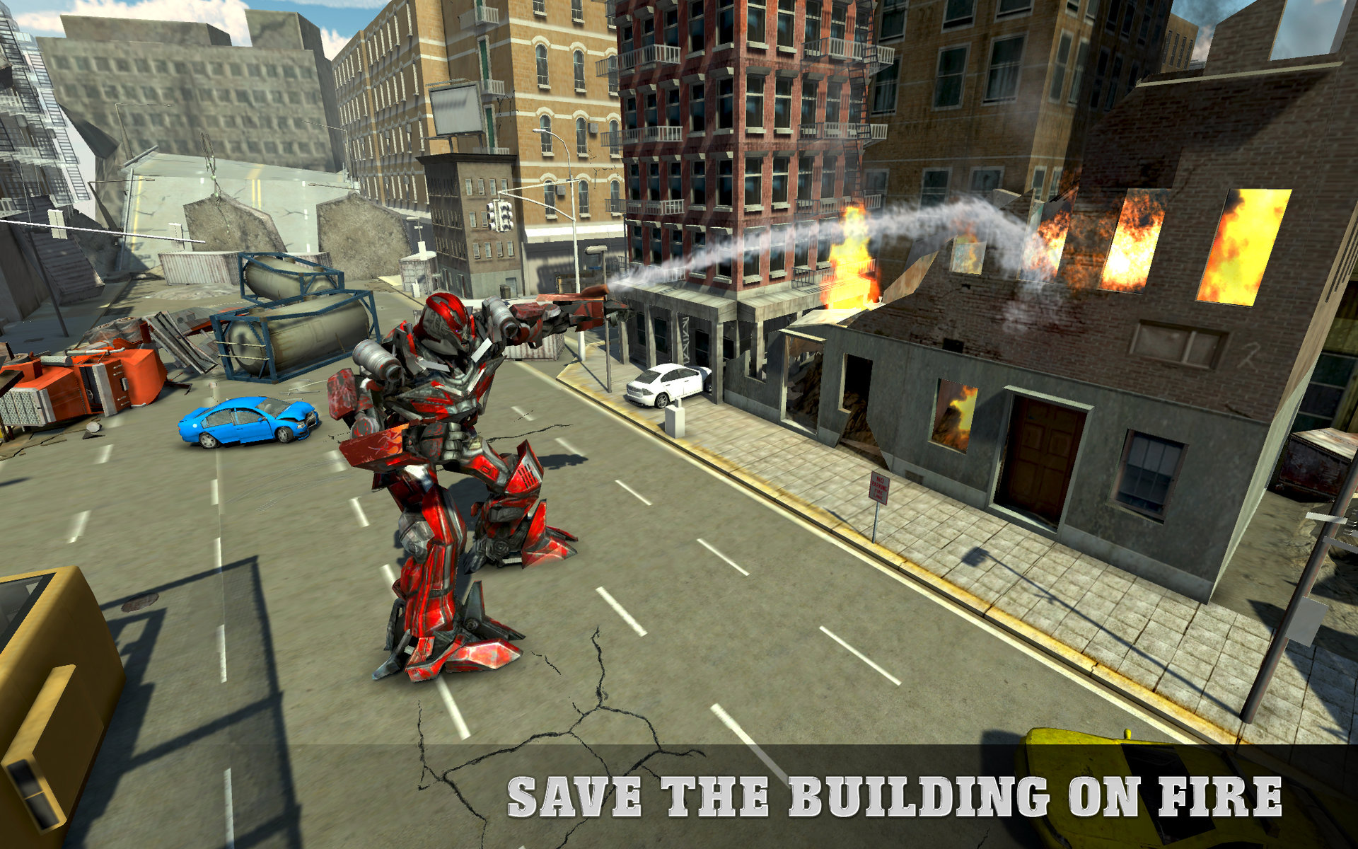 Firefighter Robot City Rescue Game - App on Amazon Appstore