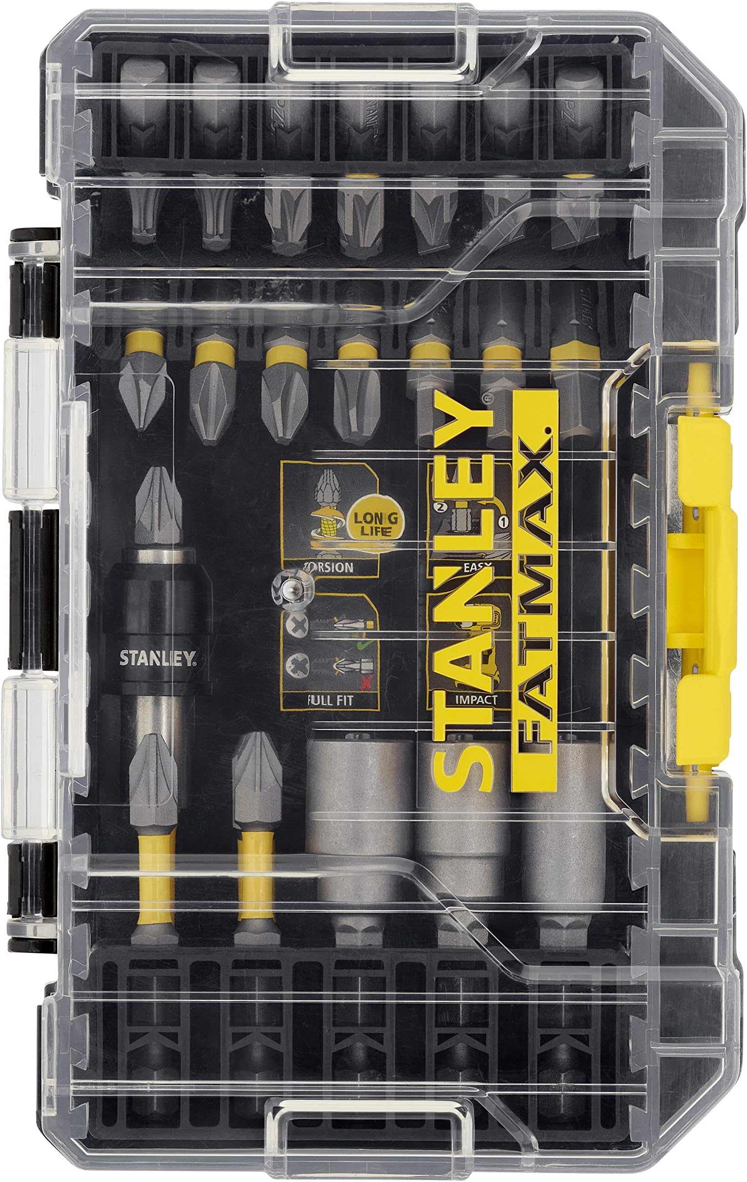 Stanley FatMax 10-tlg. Torsion Bit-Set STA88575 (in kleiner, handlichen ...