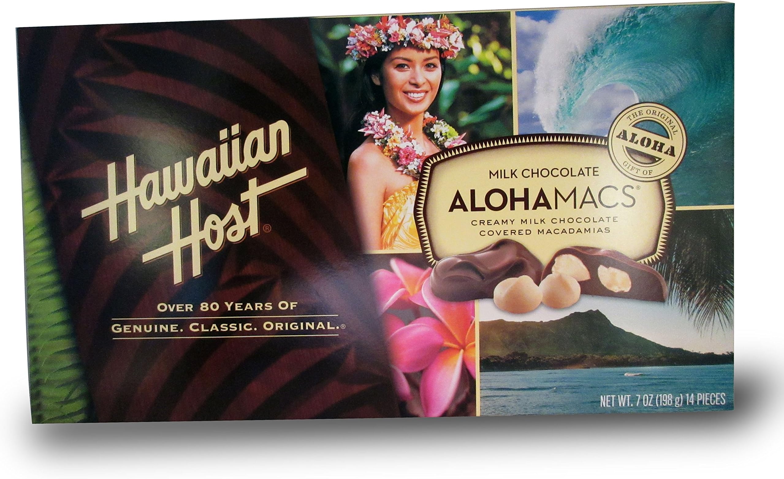 Amazon.com : Hawaiian Host Aloha Macs Milk Chocolate Macadamia Nuts (6 ...