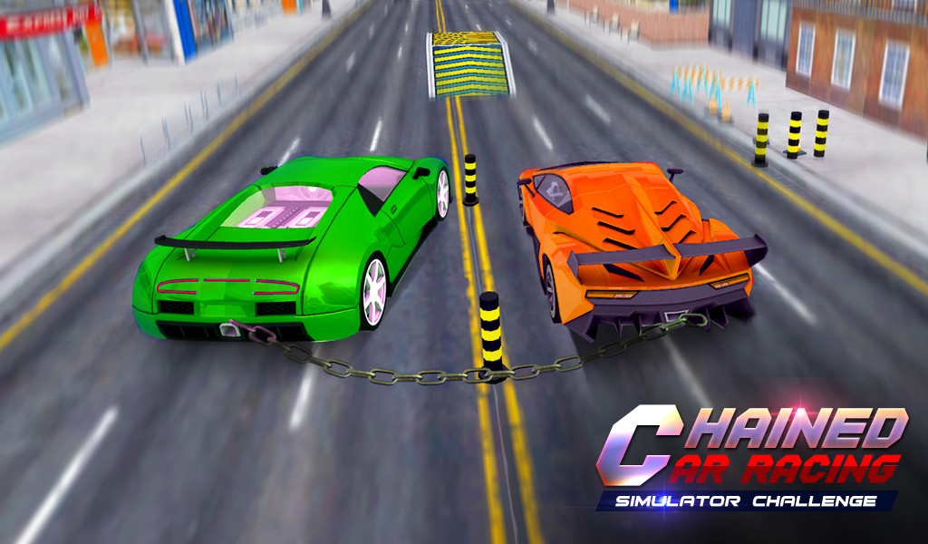 Chained Cars Racing Rivals Simulator: Impossible Ramp Stunts Chain Break Driving Challenge 3D ...