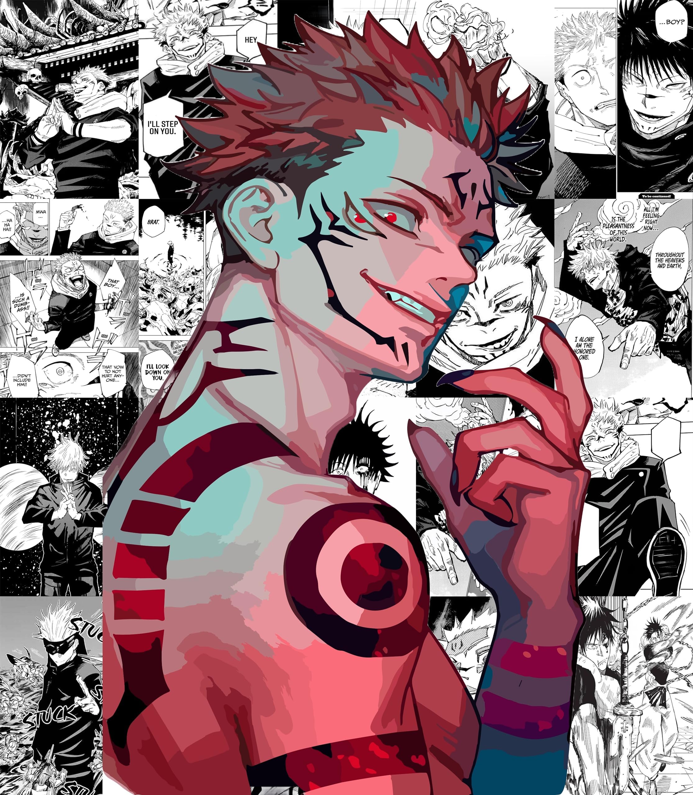 Times Comic Sukuna Poster | Jujutsu Kaisen Sukuna Poster | Sukuna ...
