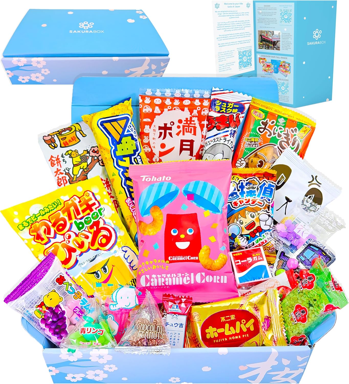 Japanese Snacks & Candy Box 20 Pieces Dagashi Assortment Sweets Japan ...