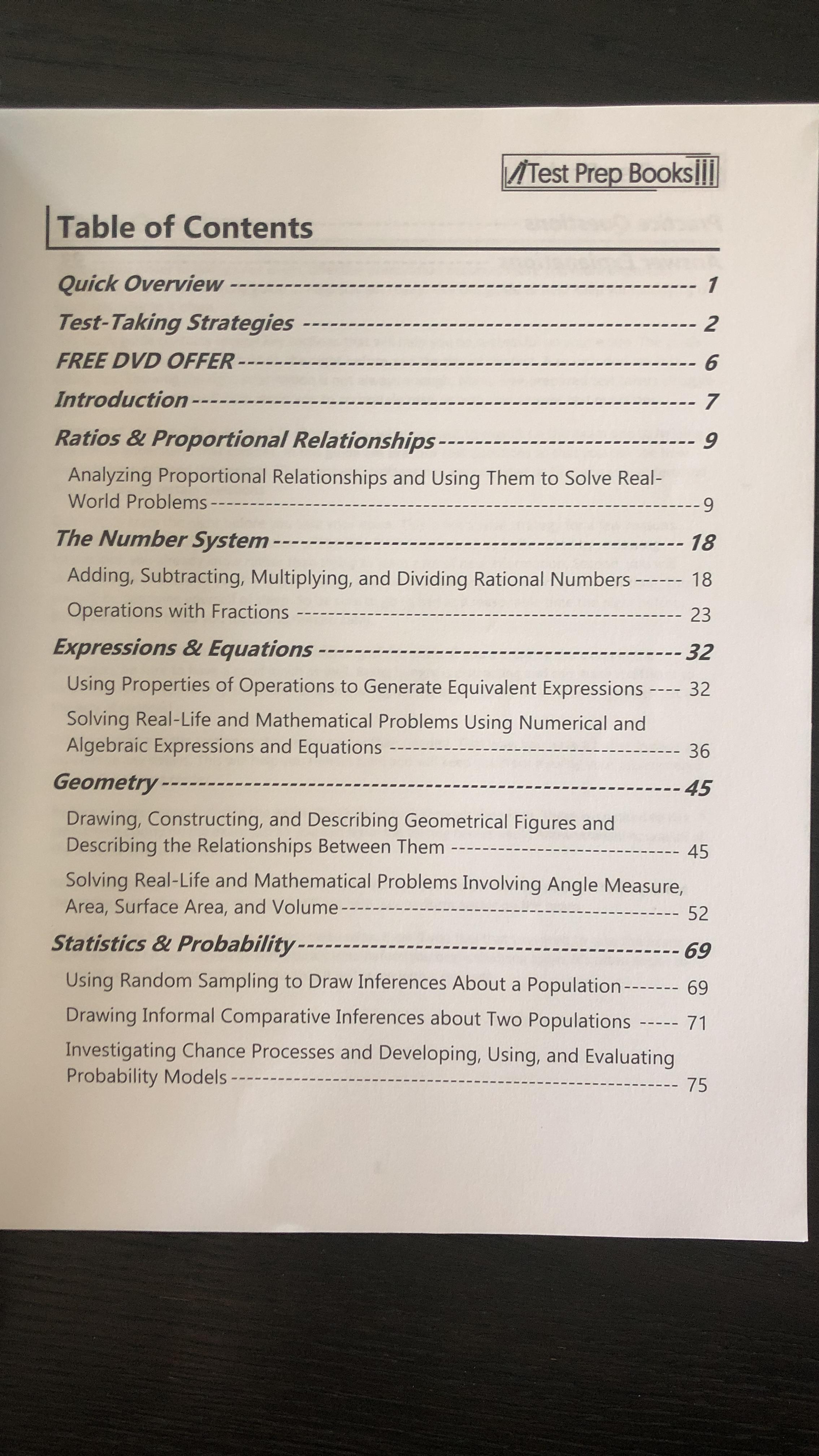 Amazon.com: FSA 7th Grade Math Workbook and Practice Test Questions for ...