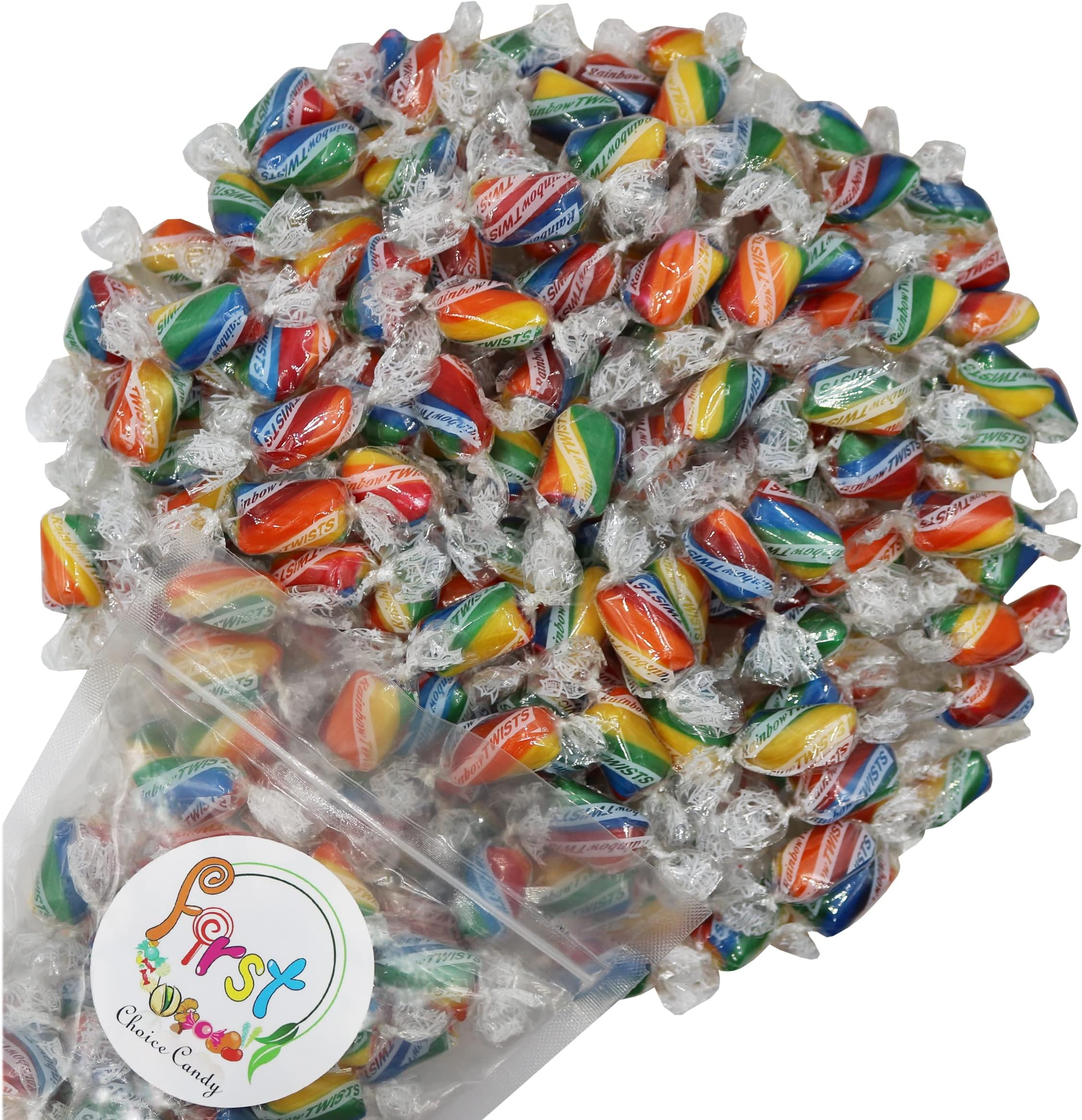 Amazon.com : FirstChoiceCandy Hard Candy Twists, All Flavor ...
