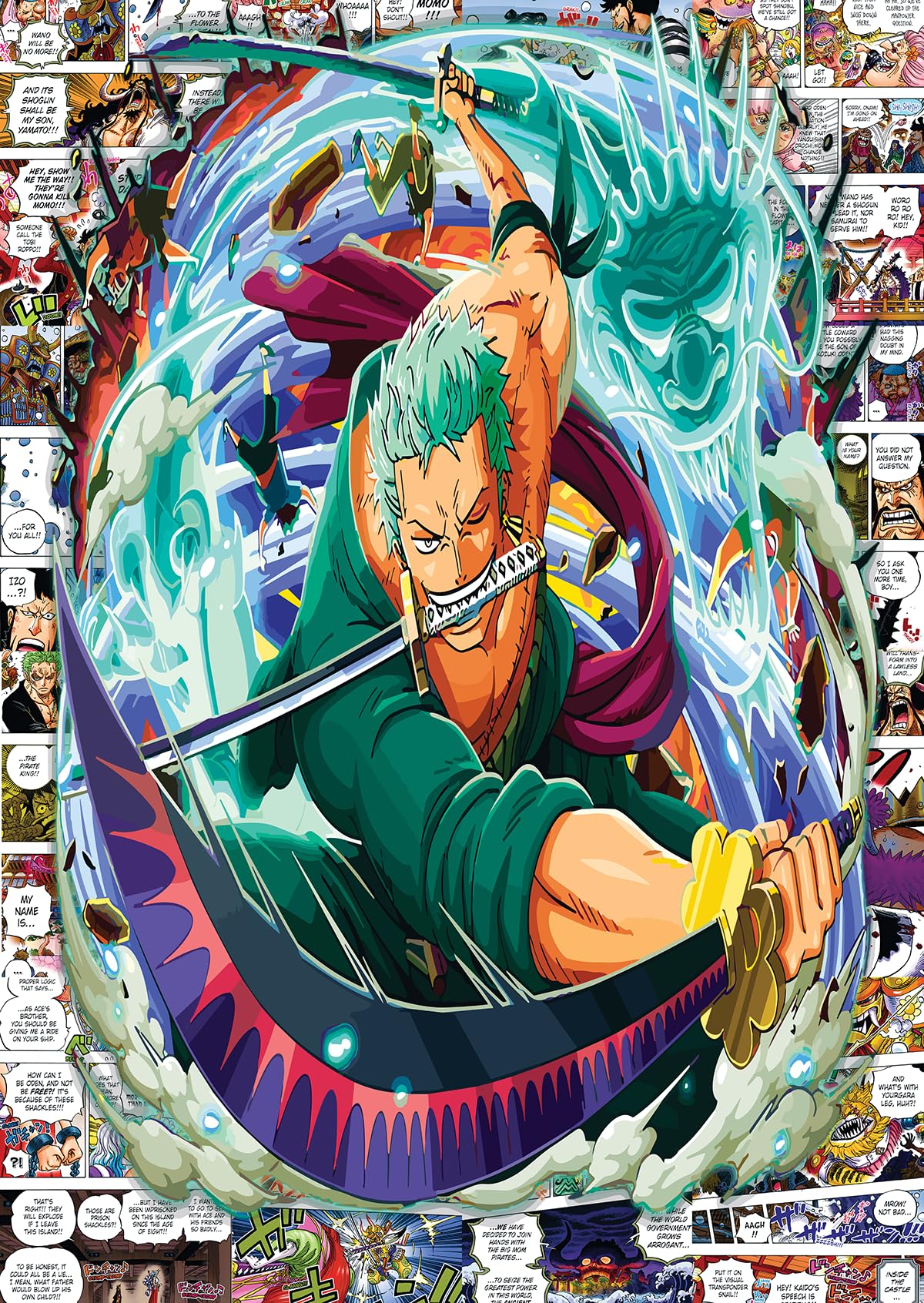 Zoro Poster One Piece Poster Stickers One Piece Anime Manga ...