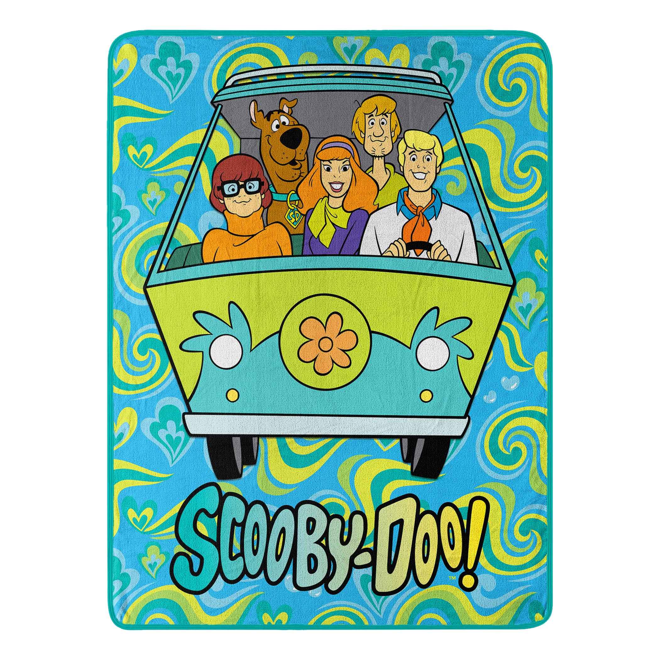 Amazon.com: Northwest Scooby Doo Micro Raschel Throw Blanket, 46" x 60 ...