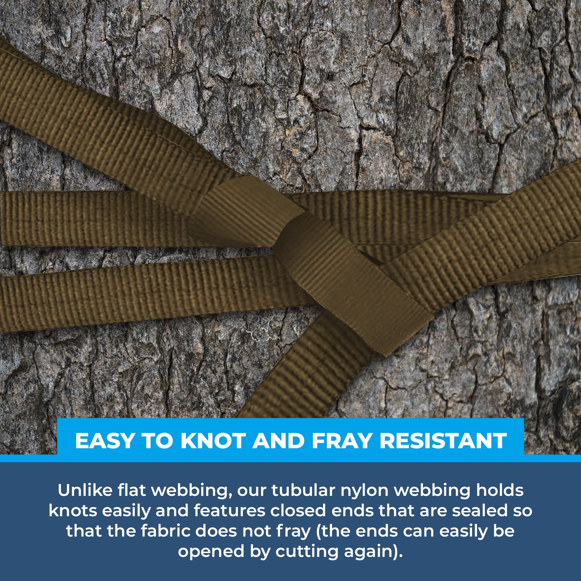 Snapklik.com : Rock-N-Rescue Heavyweight Nylon Tubular Webbing - 100 Feet