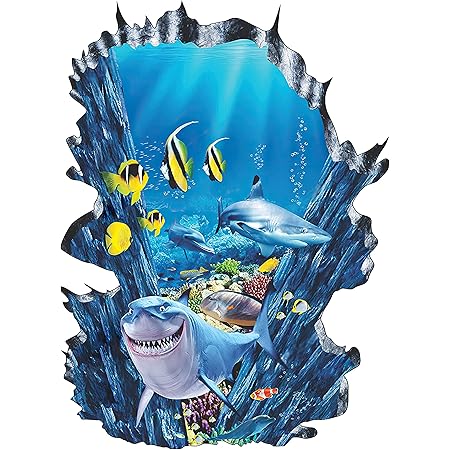 Amazon.com: ECYC 3D Water Waves Beach Ocean Waterproof Creative Floor ...