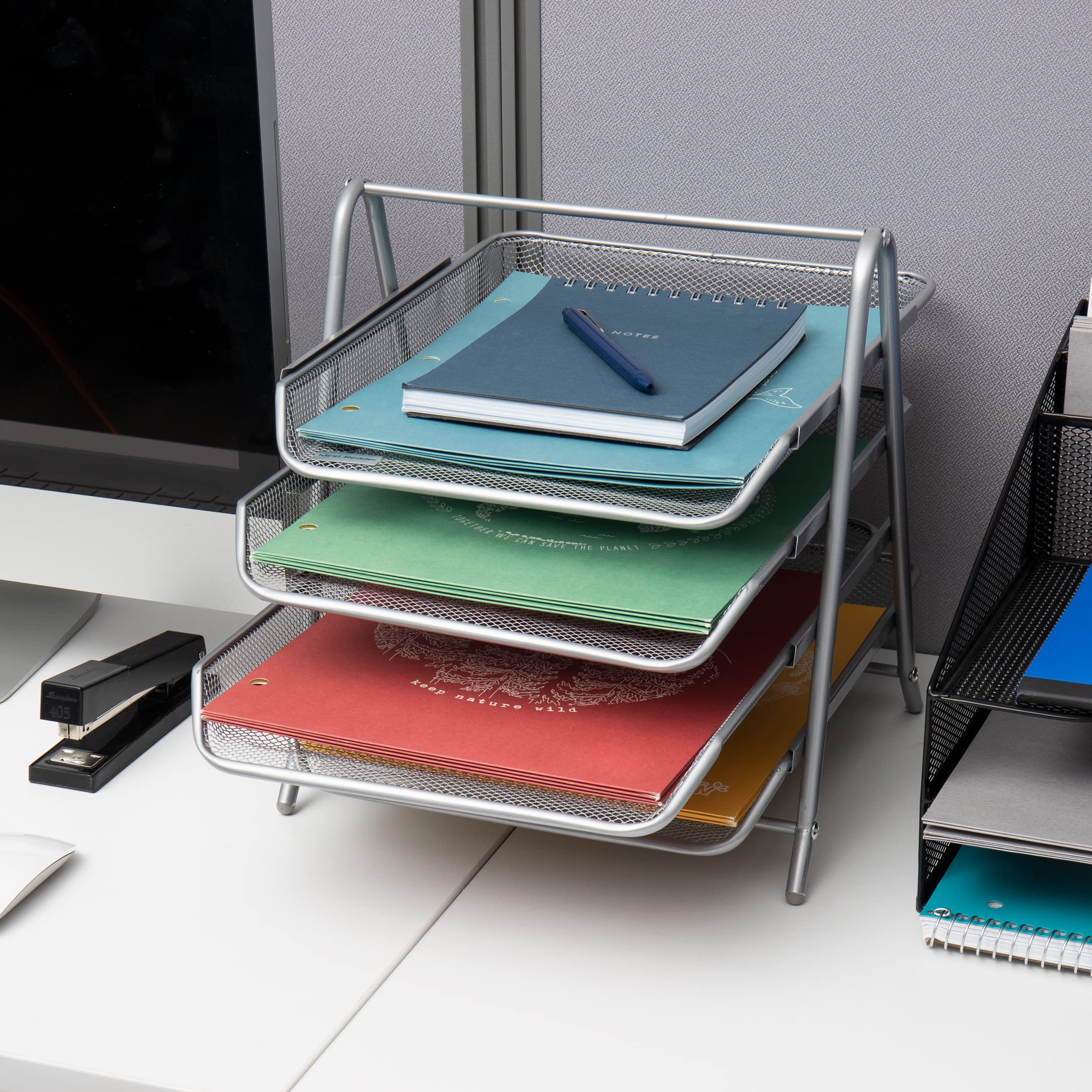 Snapklik.com : 4-Tier Paper Tray, Desktop Organizer, File Storage ...
