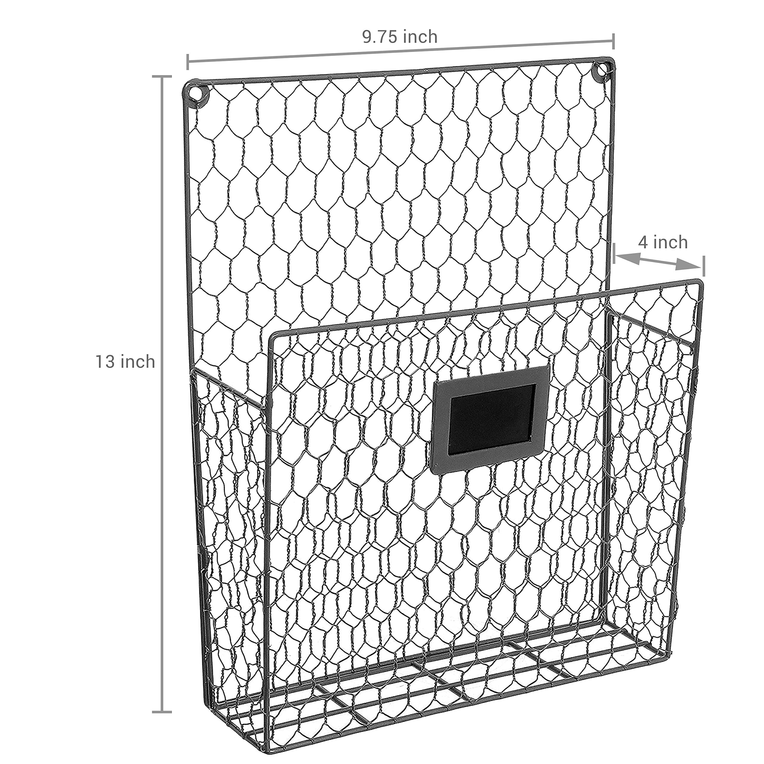 Chicken Wire Magazine Rack